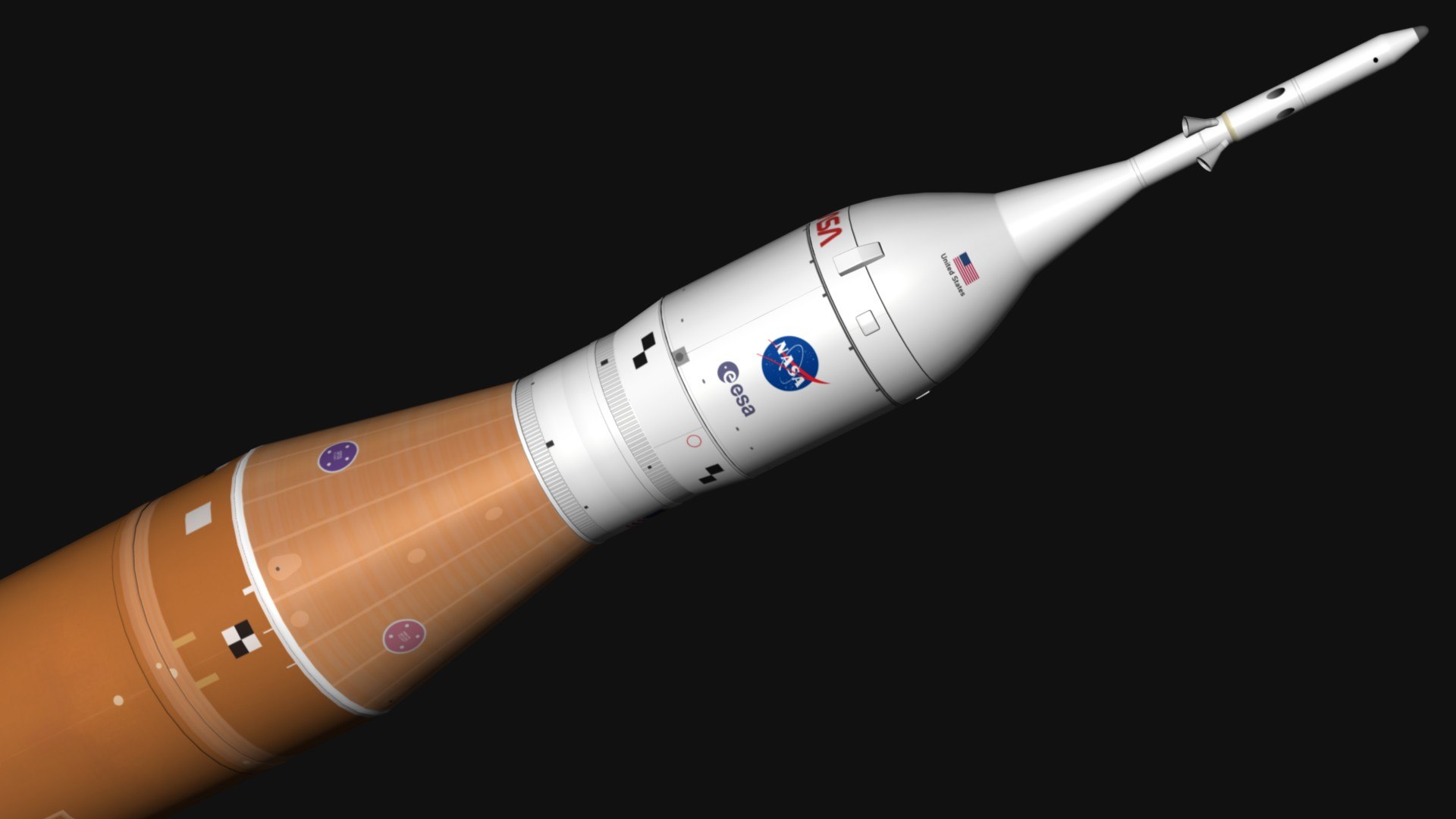 3D Space Launch System SLS - TurboSquid 1875396