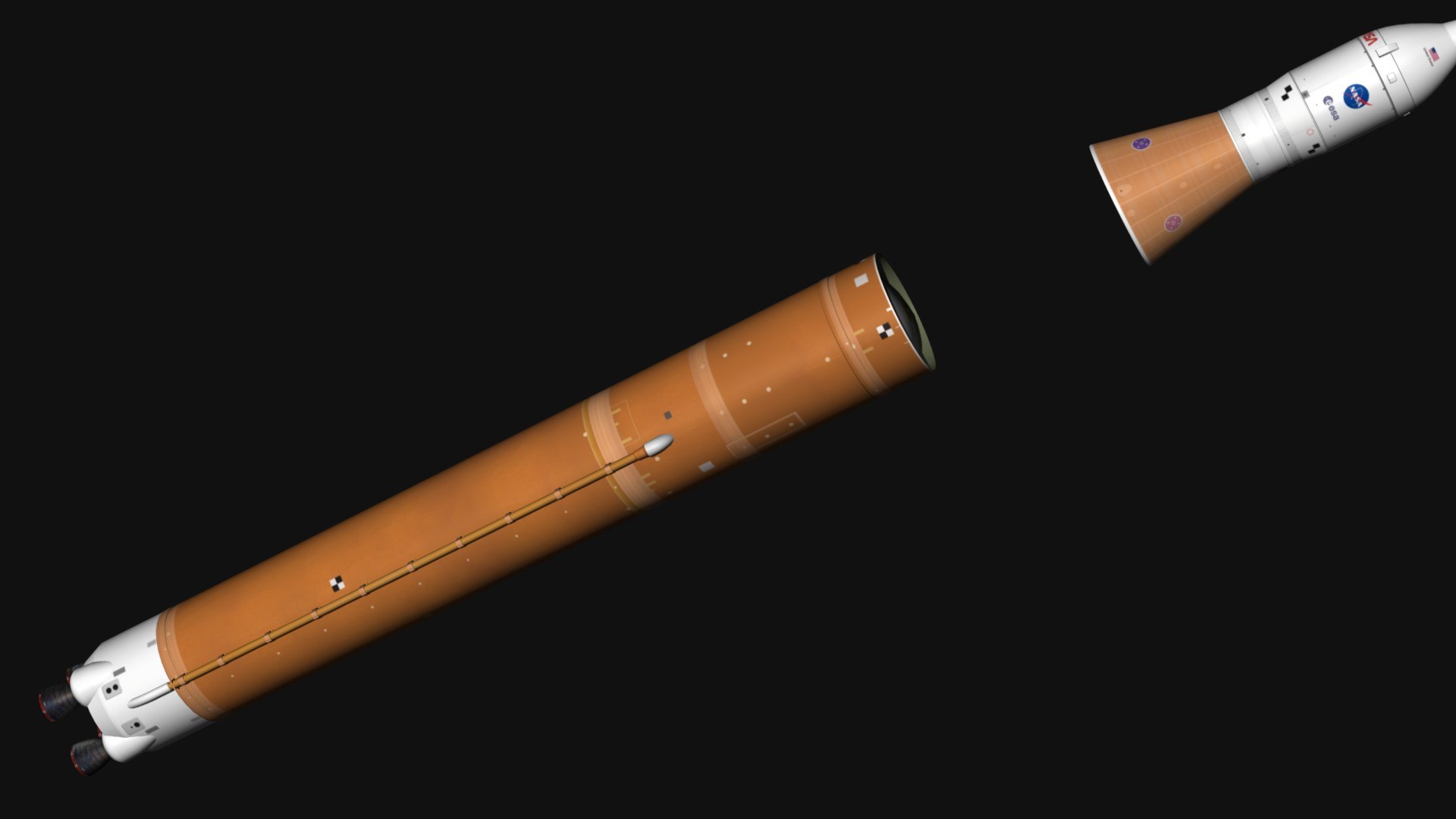 3D Space Launch System SLS - TurboSquid 1875396