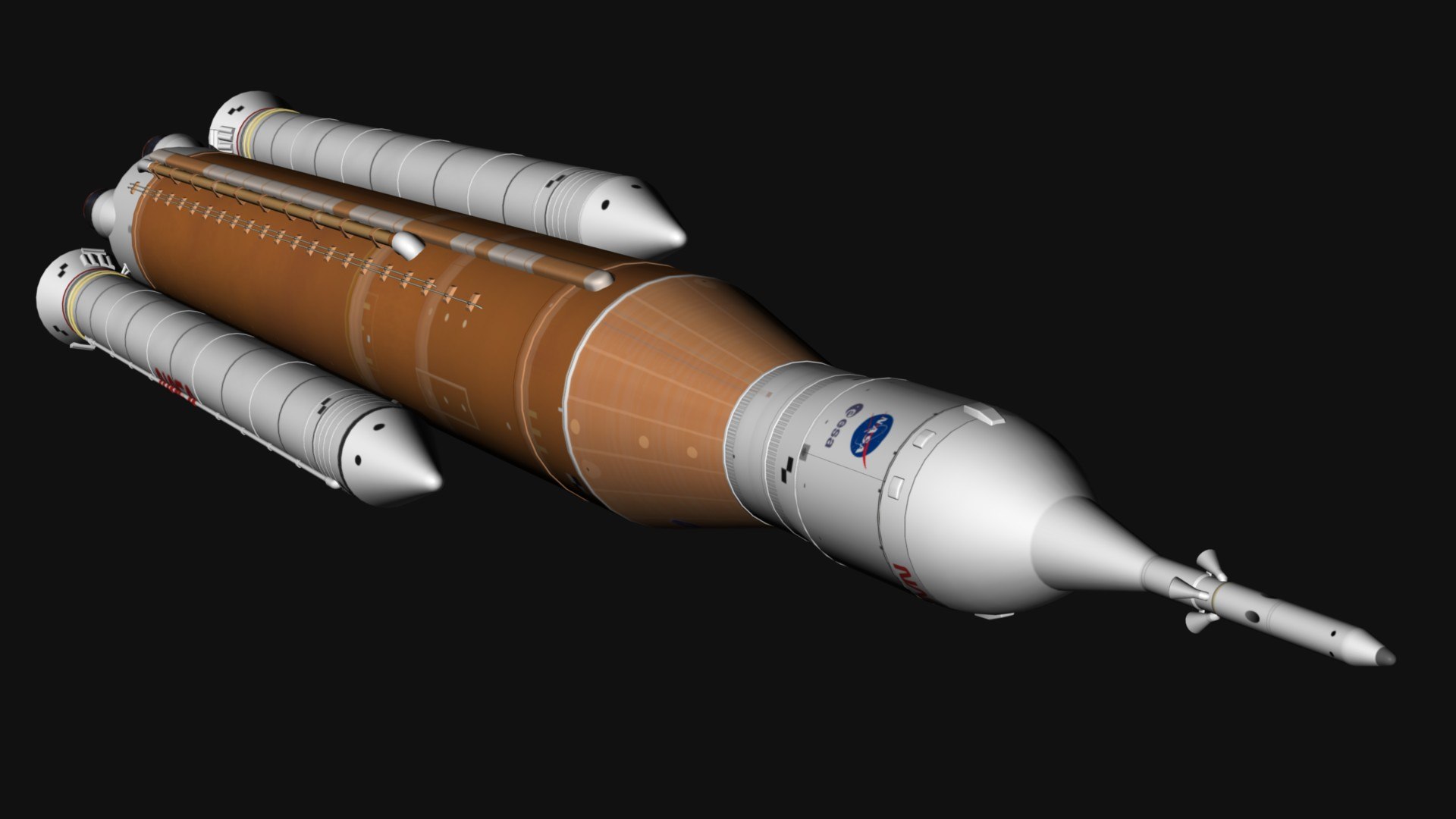 3D Space Launch System SLS - TurboSquid 1875396