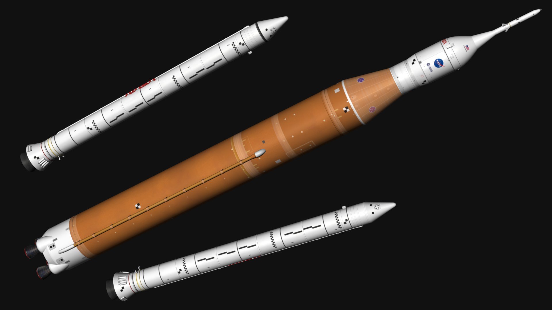 3D Space Launch System SLS - TurboSquid 1875396