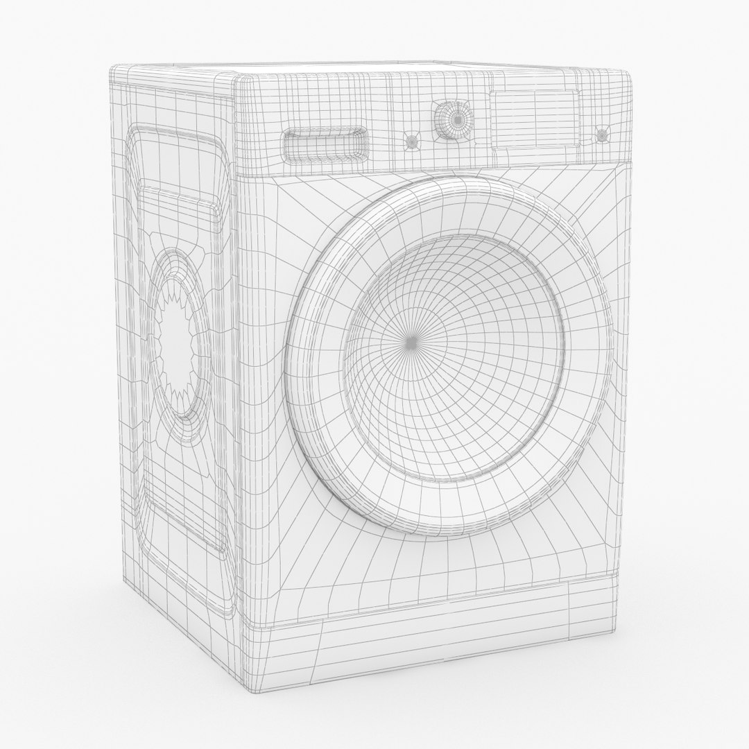 3D Whirlpool FDLR90250 9kg Front Load Washing Machine Model ...