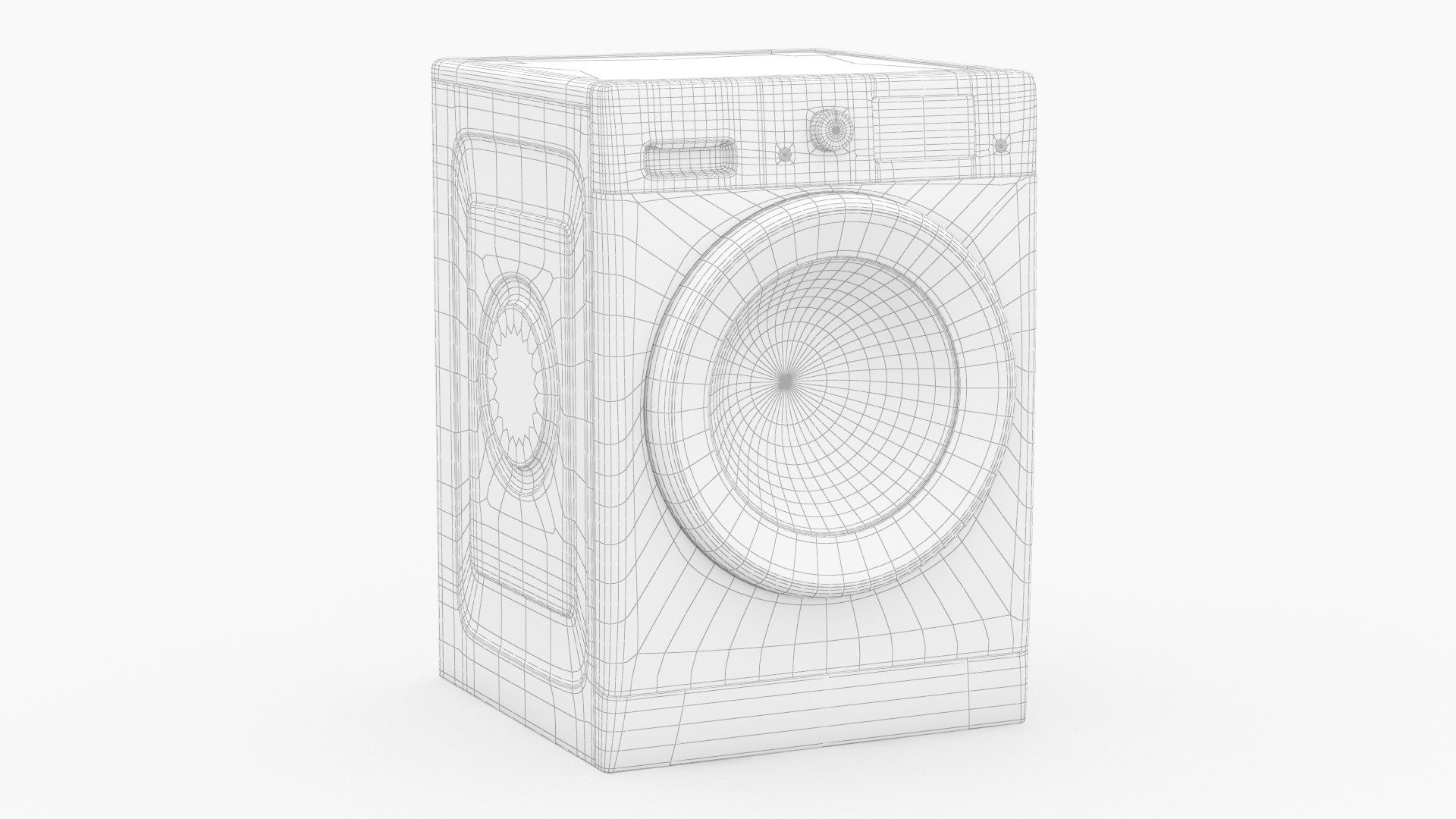 3D Whirlpool FDLR90250 9kg Front Load Washing Machine Model ...