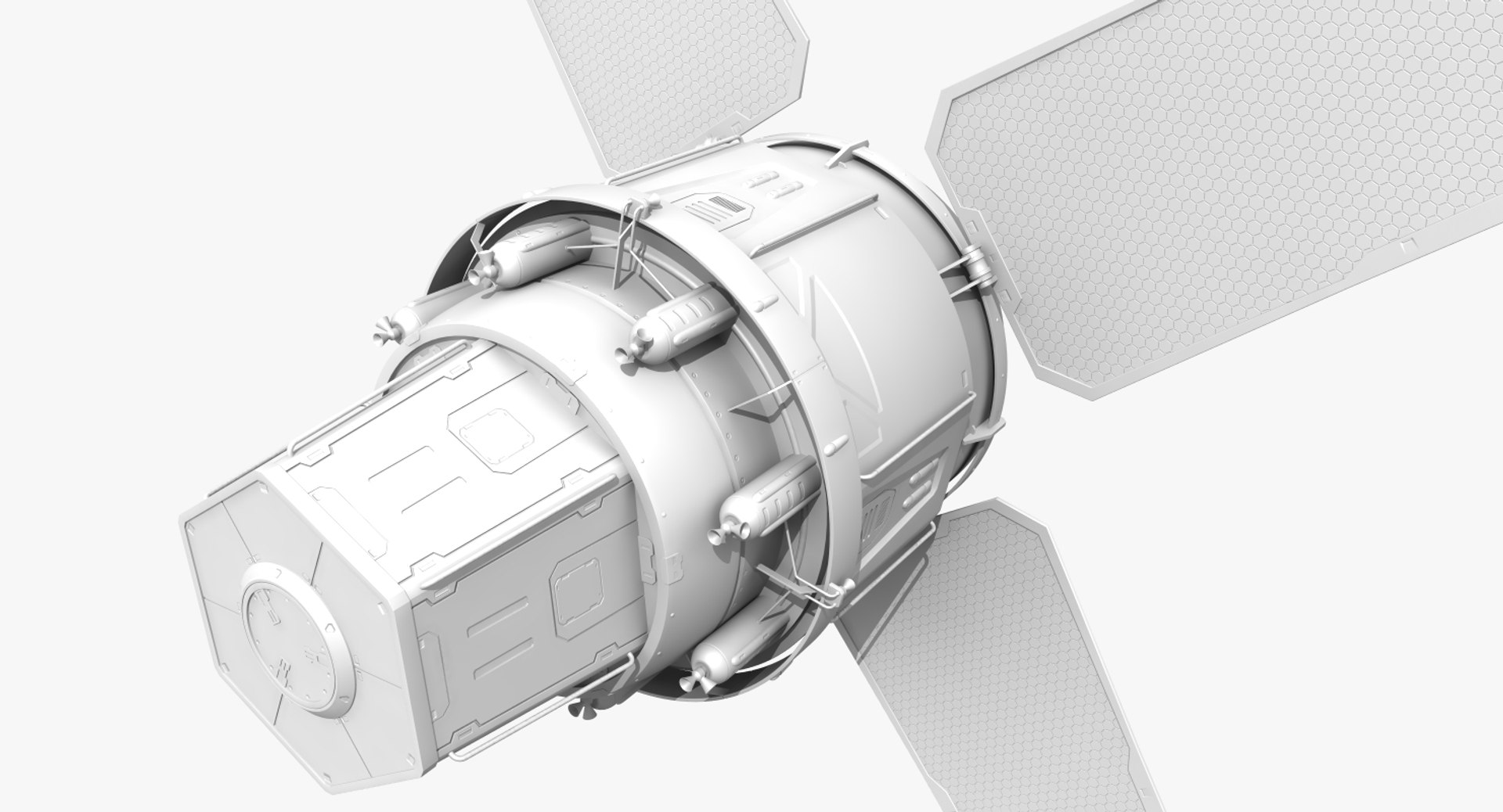 Sci-fi satellite general 3D model - TurboSquid 1330116