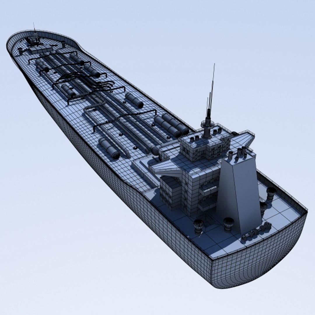3d Model Oil Tanker