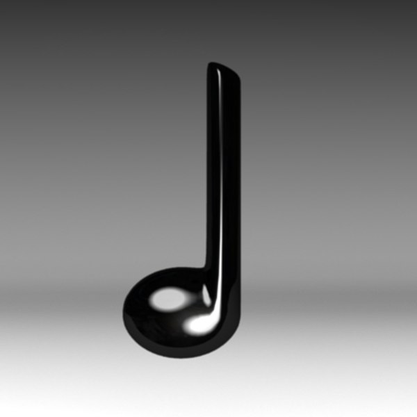 Musical Note Blender Models for Download | TurboSquid