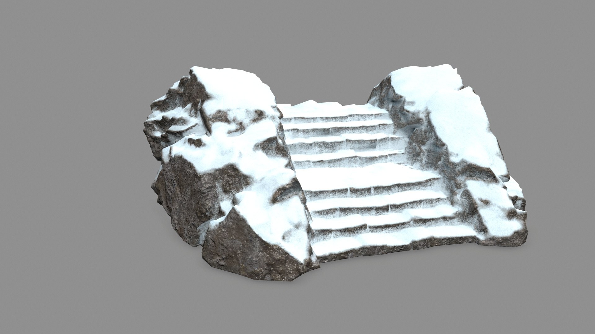 Rock Stairs 3D Model - TurboSquid 2031230