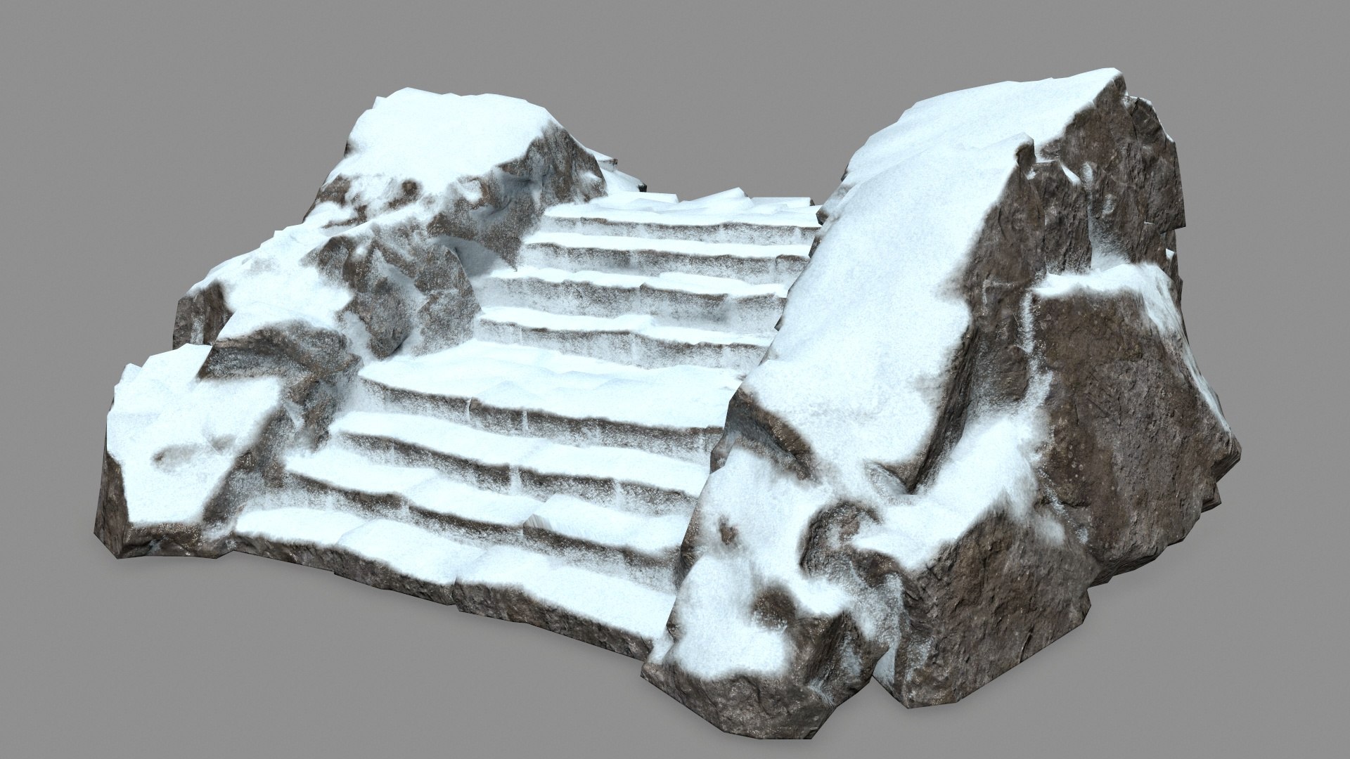 Rock Stairs 3D Model - TurboSquid 2031230