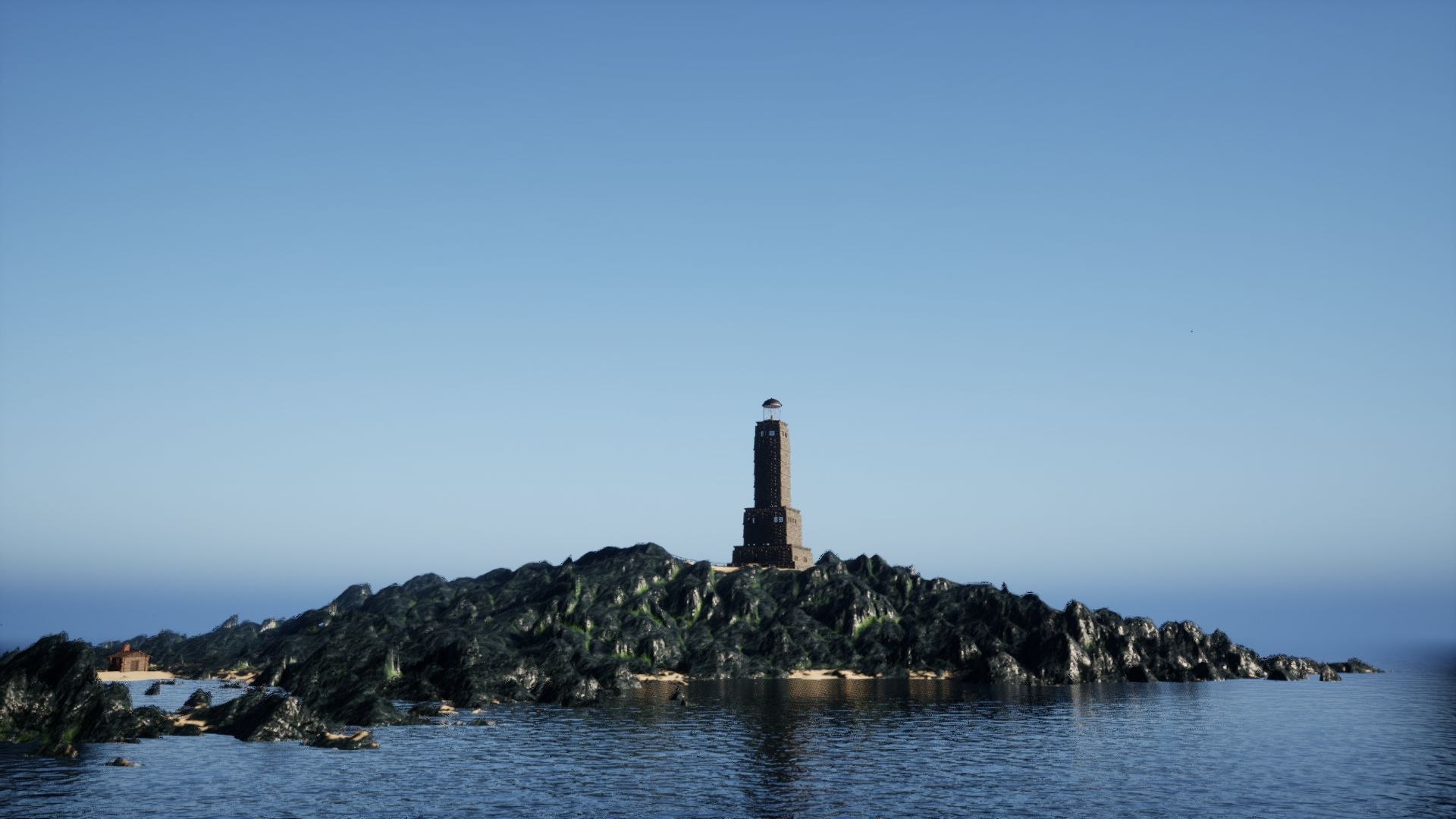 3D UDK The Lighthouse Rock - TurboSquid 2209322