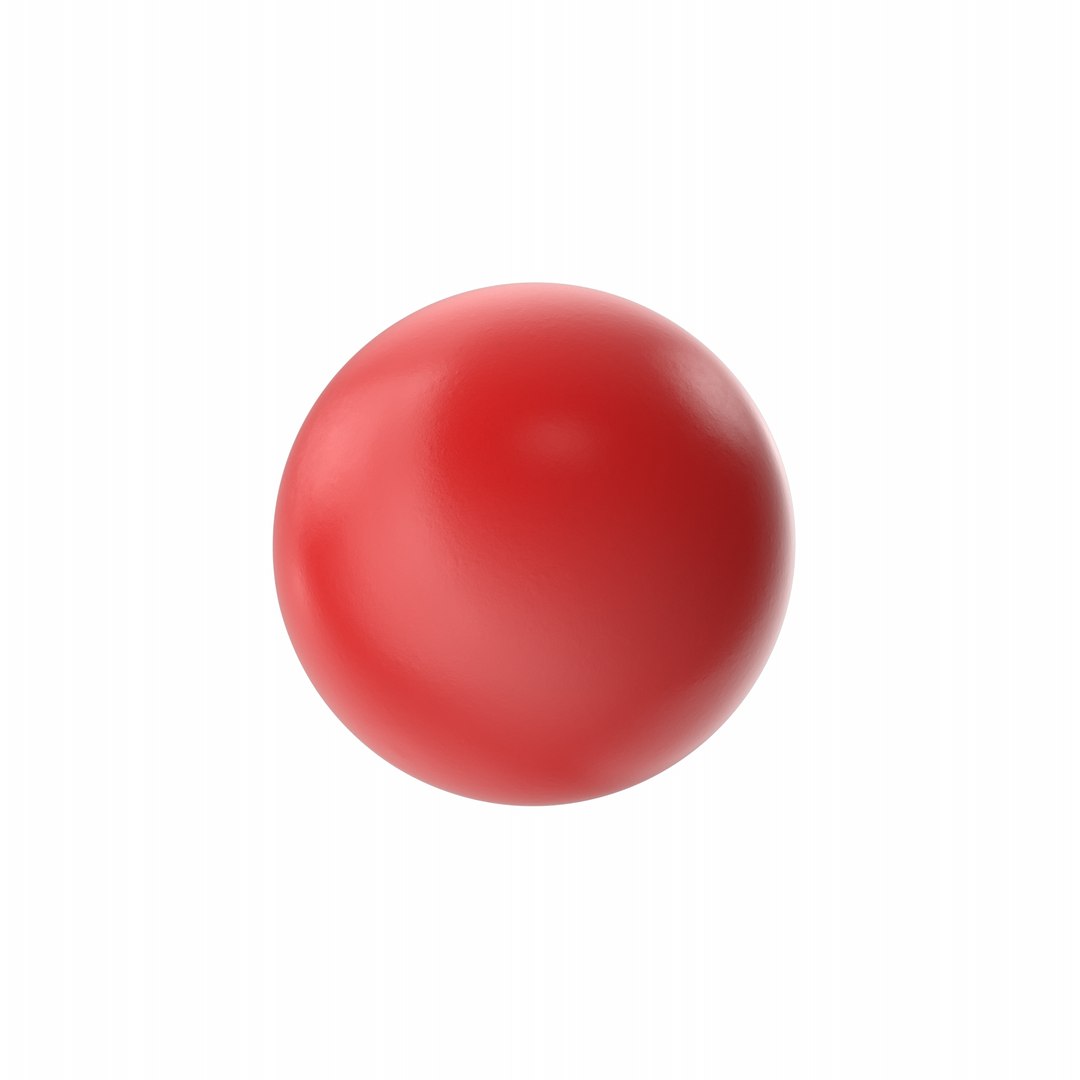Bowling Ball Red 3D Model - TurboSquid 1833016