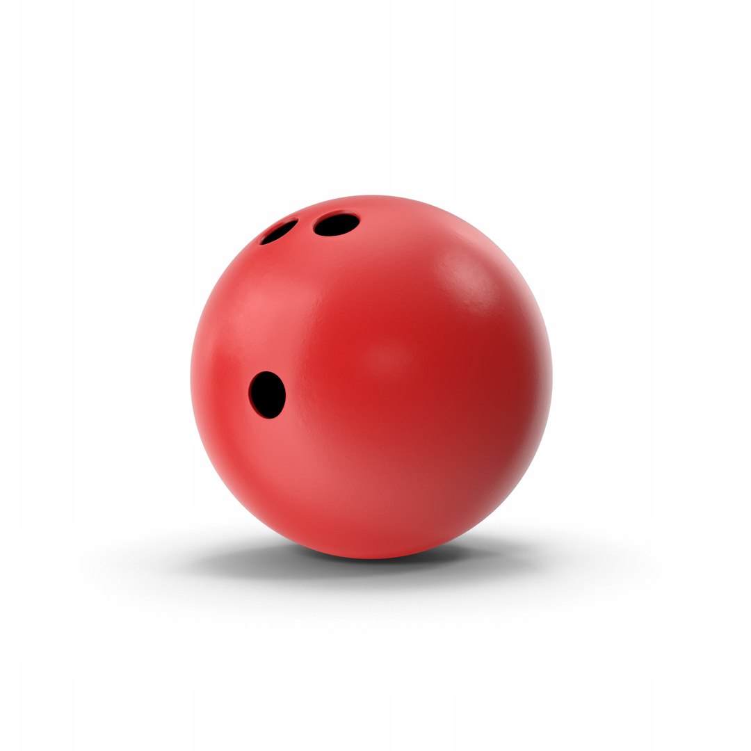 Bowling Ball Red 3D Model - TurboSquid 1833016