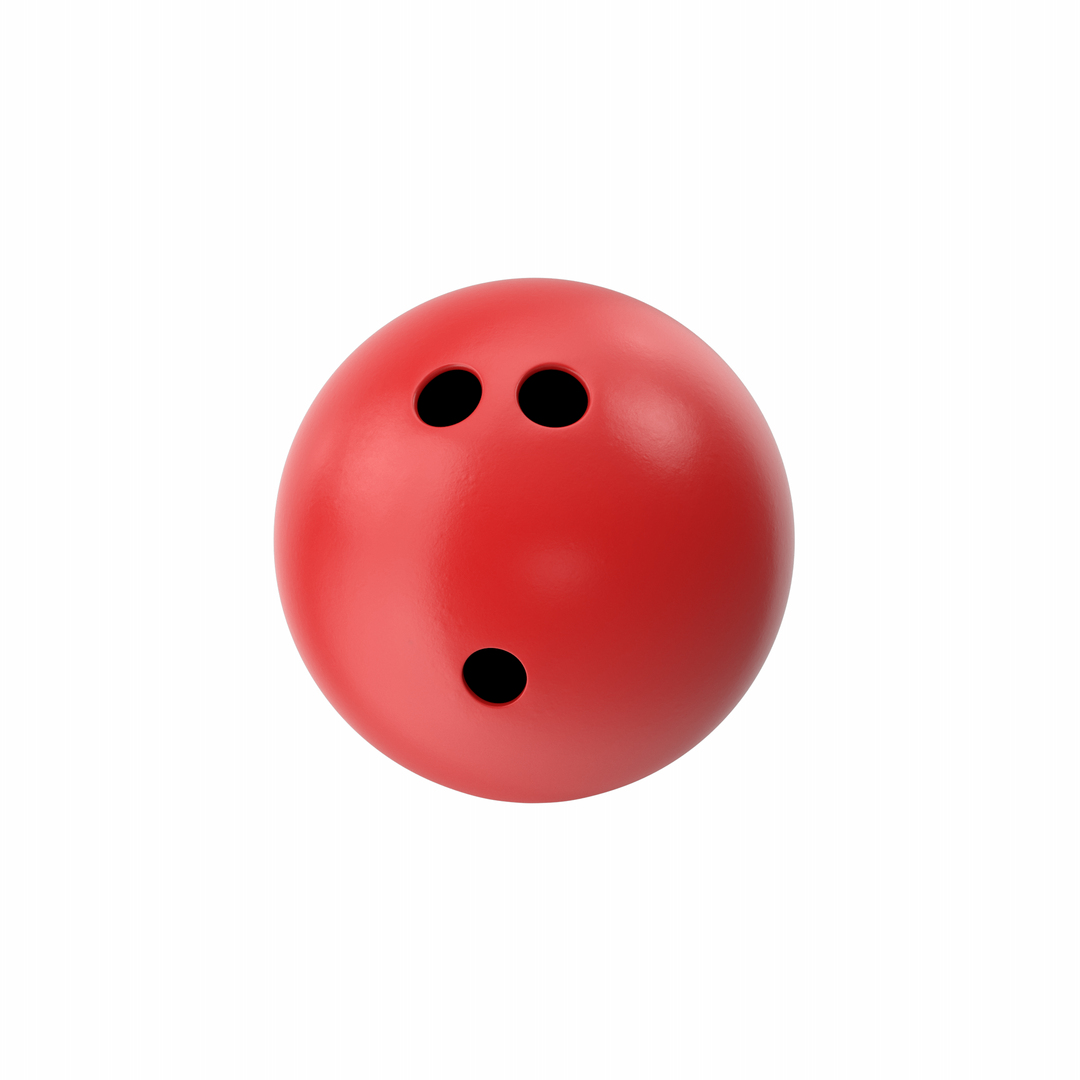 Bowling Ball Red 3D Model - TurboSquid 1833016