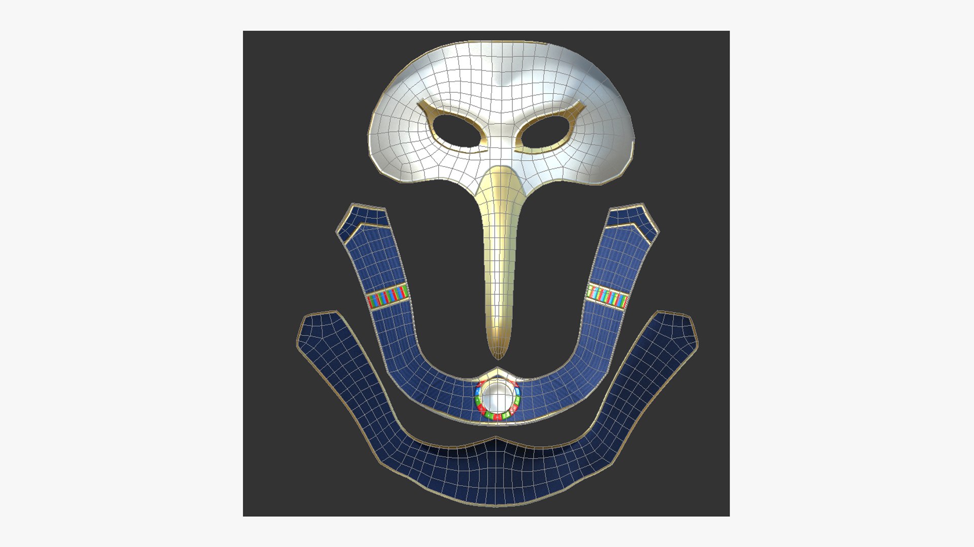 Thoth Mask A08 - Egyptian Gods Character Clothing 3D - TurboSquid 2192987