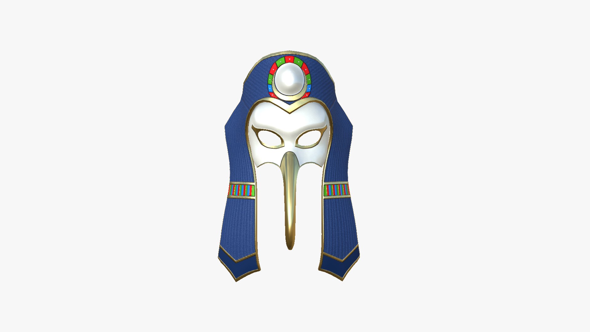 Thoth Mask A08 - Egyptian Gods Character Clothing 3D - TurboSquid 2192987