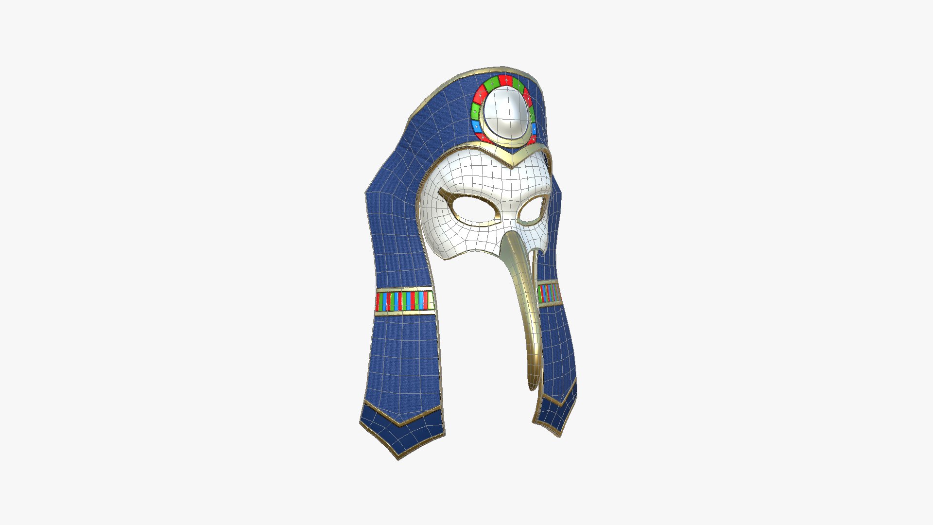 Thoth Mask A08 - Egyptian Gods Character Clothing 3D - TurboSquid 2192987