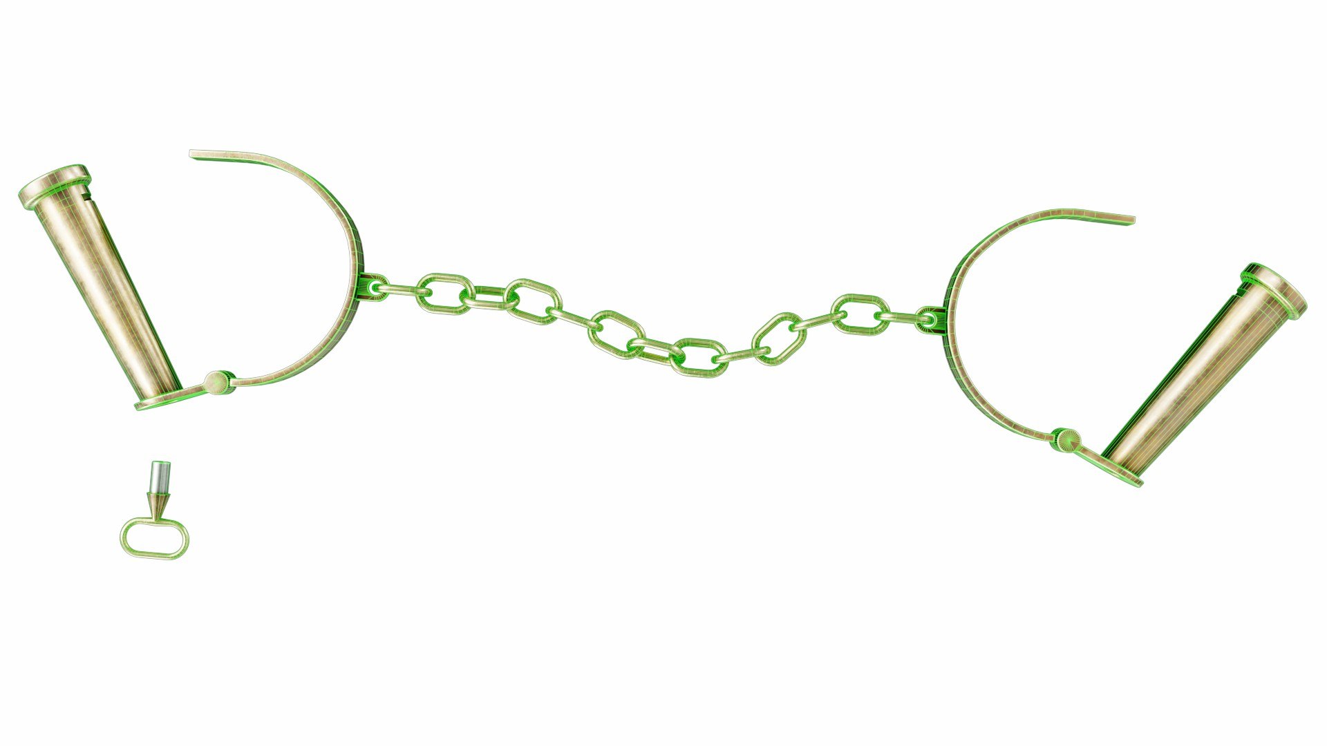 3D Bronze Shackles - TurboSquid 2070232