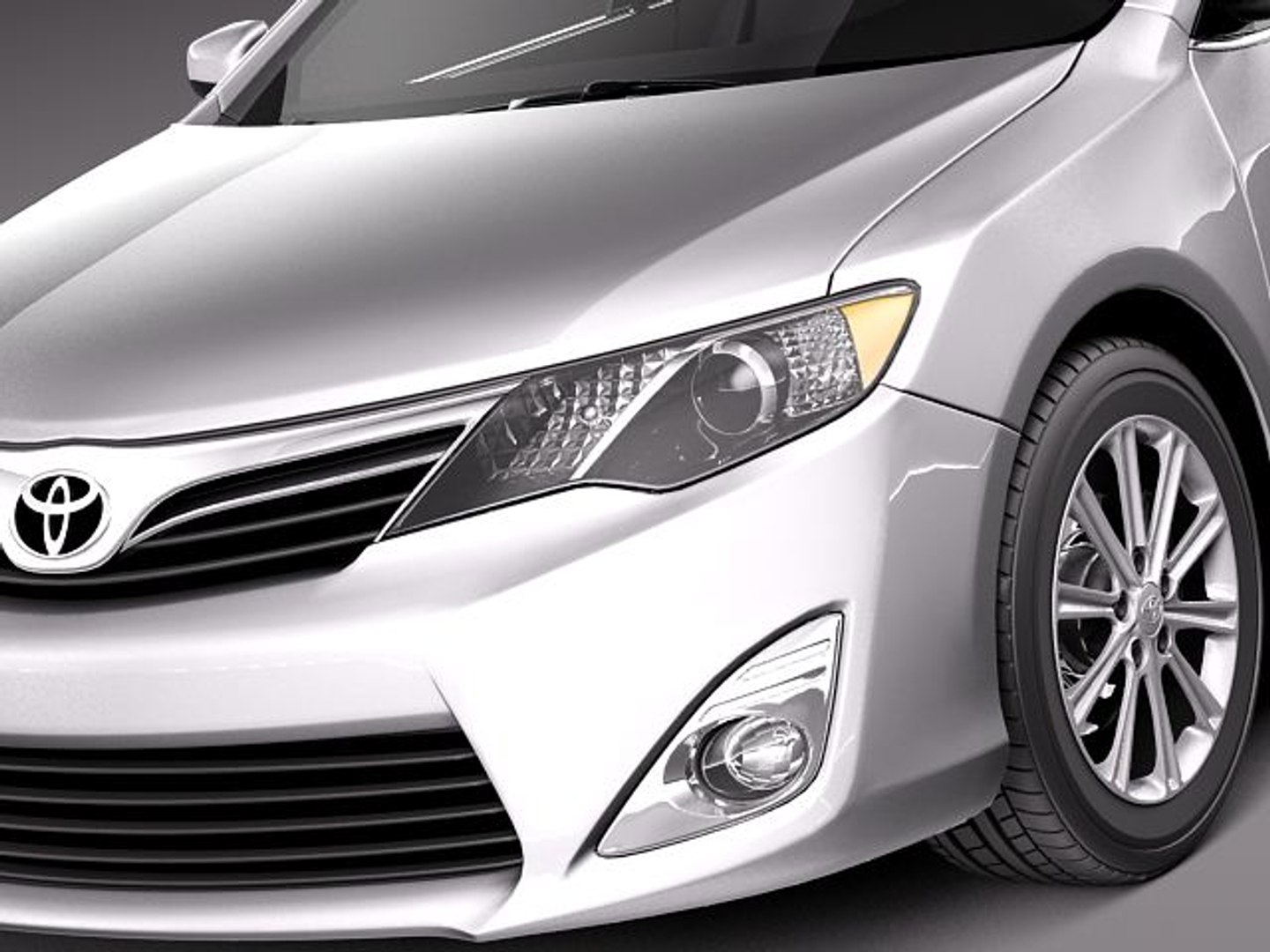 3d Model Toyota Camry Le Usa