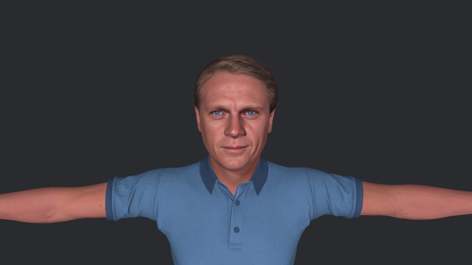 Steve mcqueen Hyper Realistic Full Body Fully Rigged 3D Character 3D ...