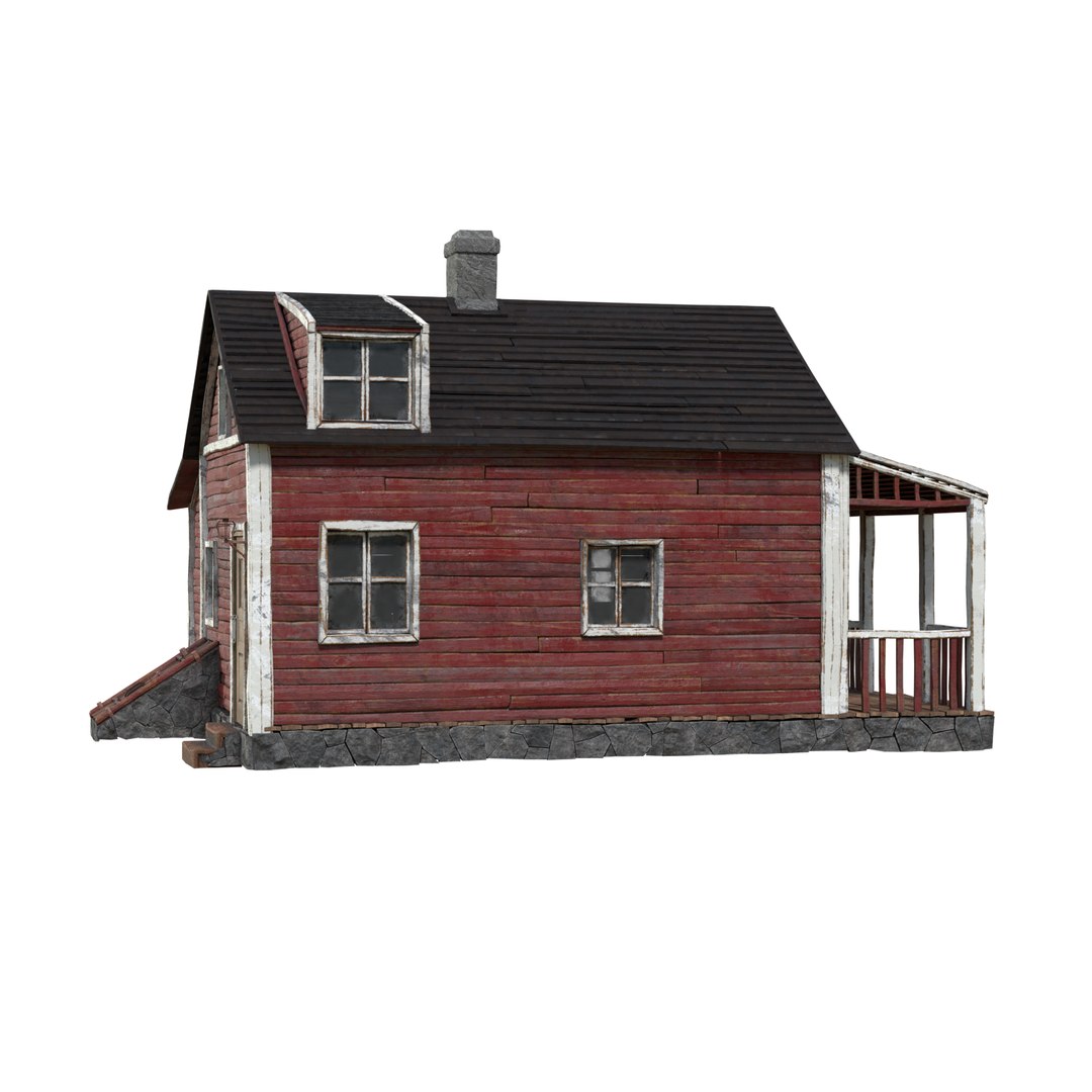 Woodhouse Wood House 3D Model - TurboSquid 1300215