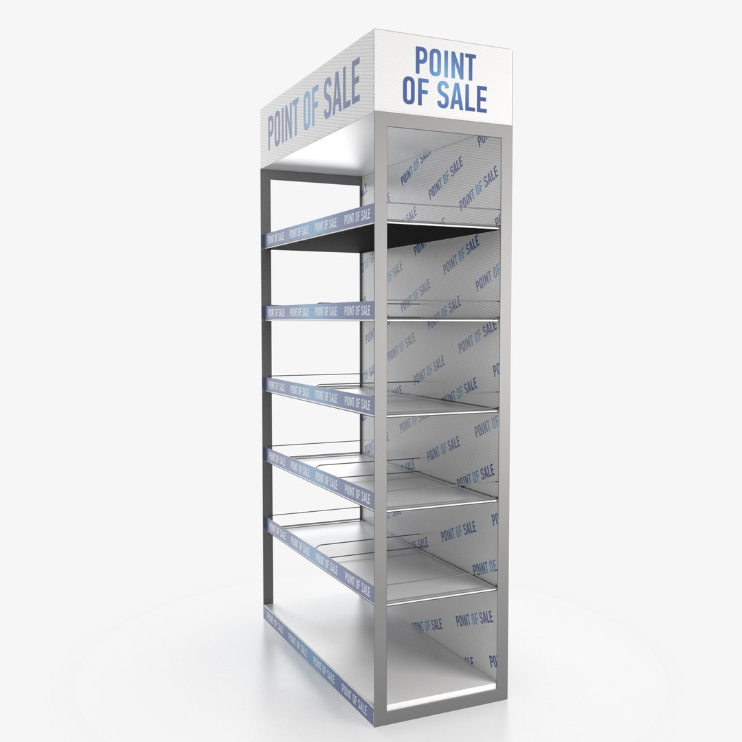 Display Rack 4 1 3D Model - TurboSquid 1366701