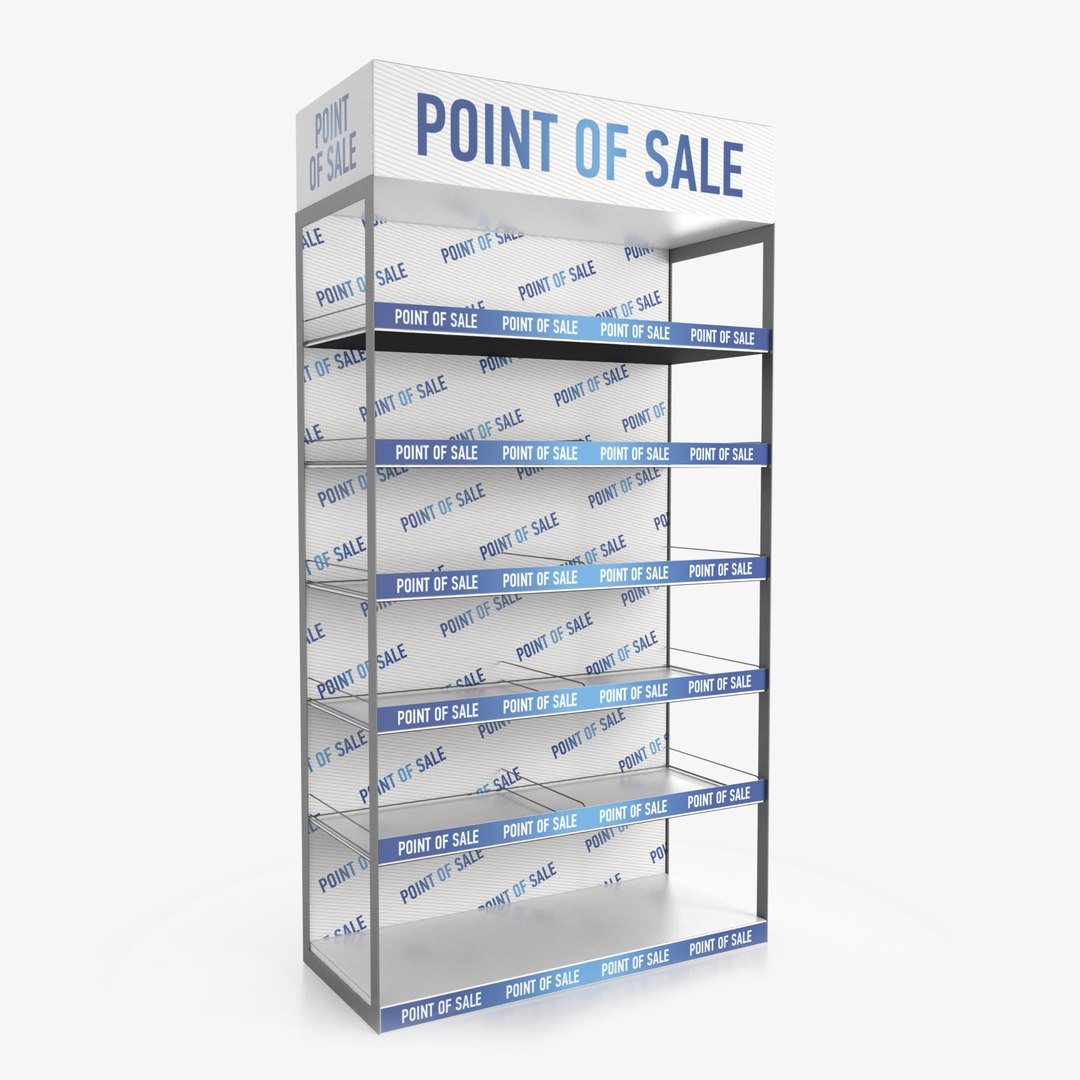 Display Rack 4 1 3D Model - TurboSquid 1366701