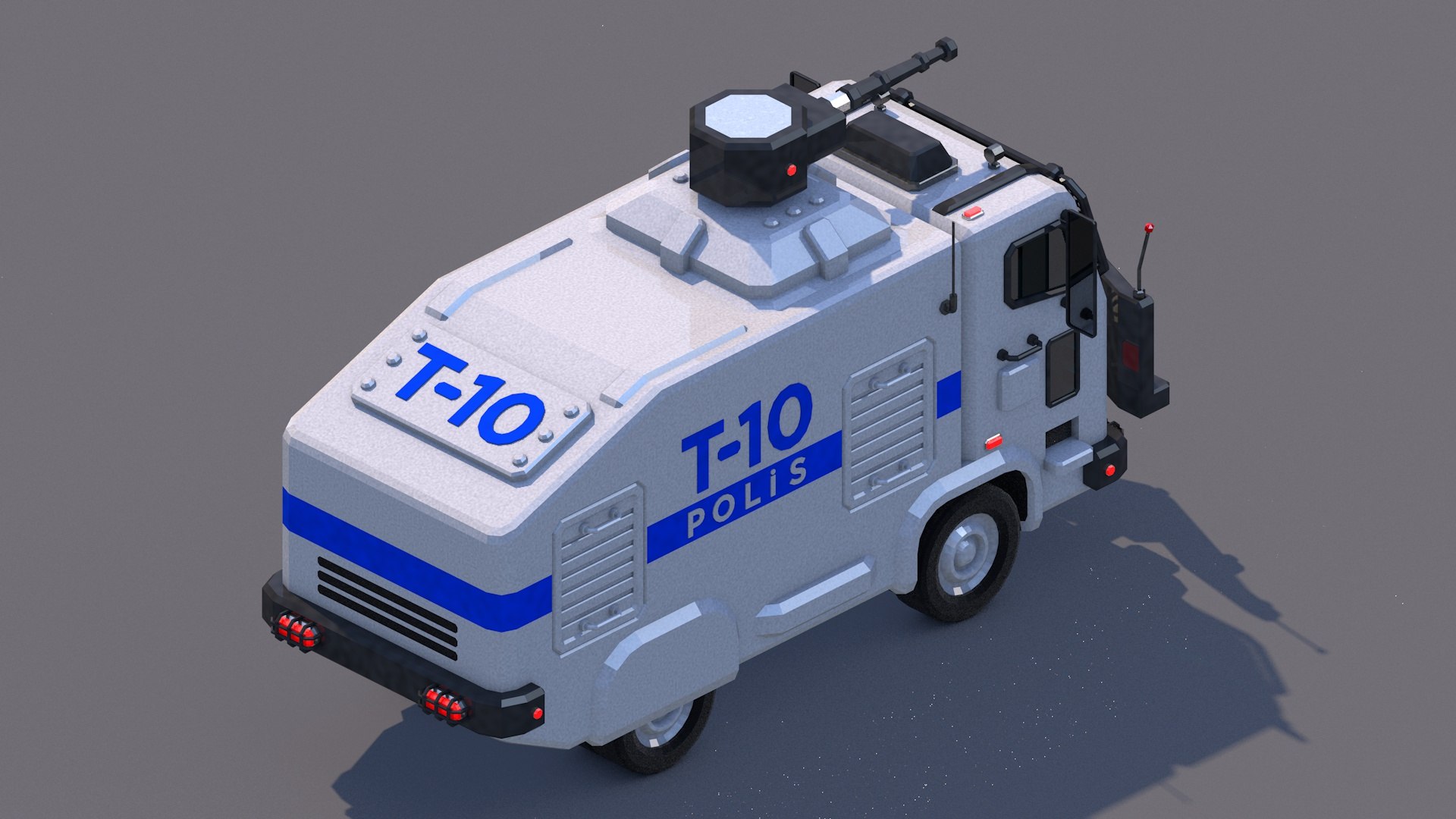 3D Model Armored Police Car - TurboSquid 2137173