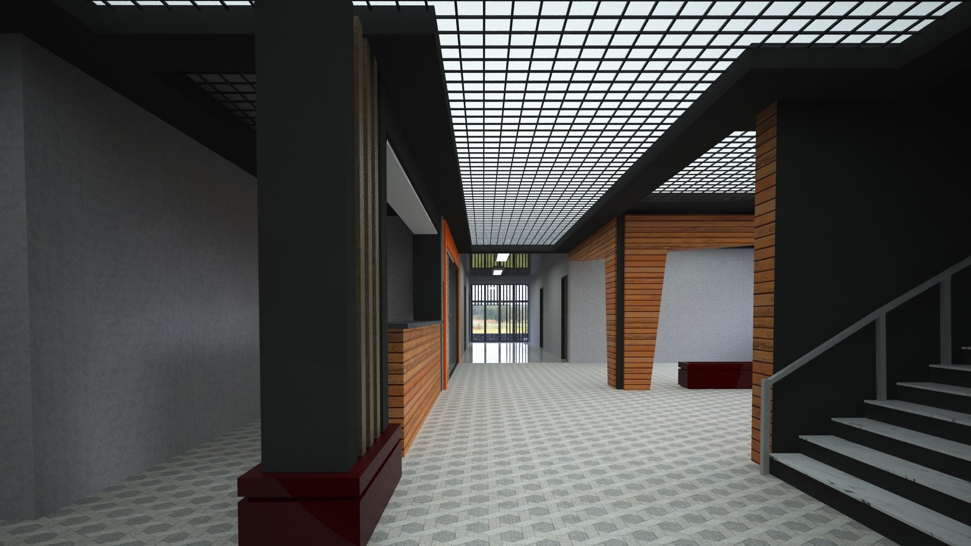 3D School Building Interior Model - TurboSquid 1342586