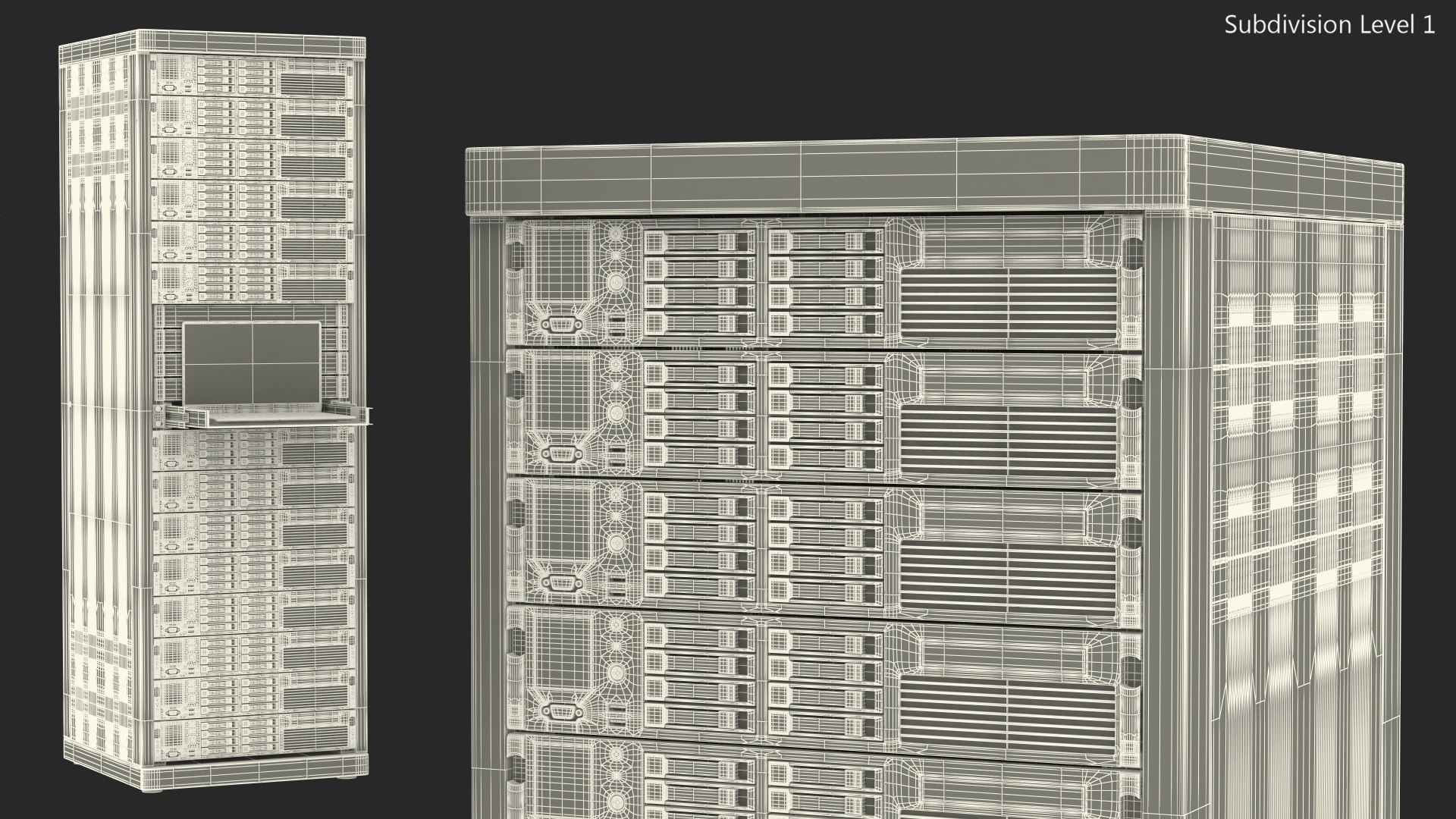 Server rack notebook sliding 3D model - TurboSquid 1498104