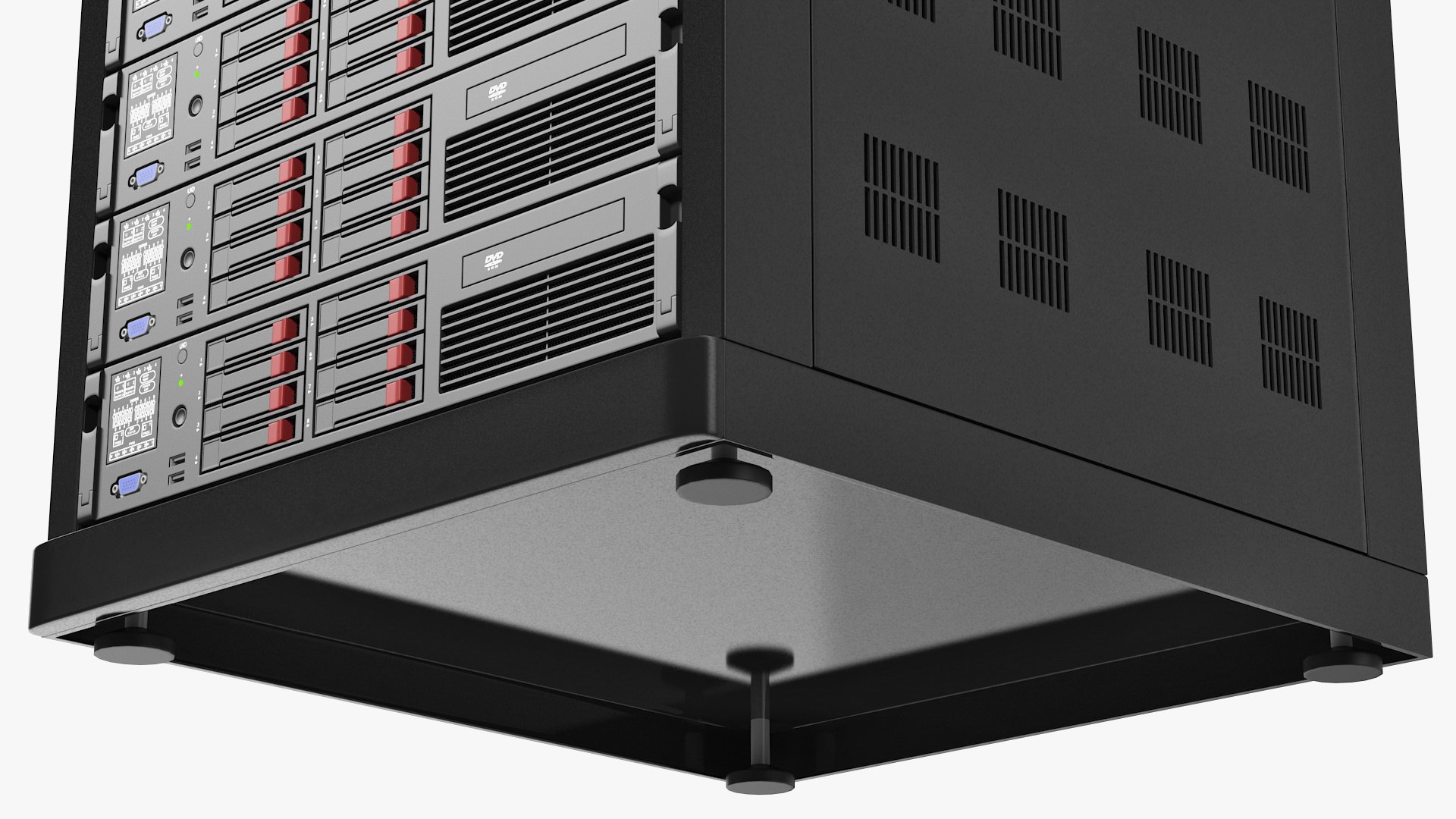 Server rack notebook sliding 3D model - TurboSquid 1498104