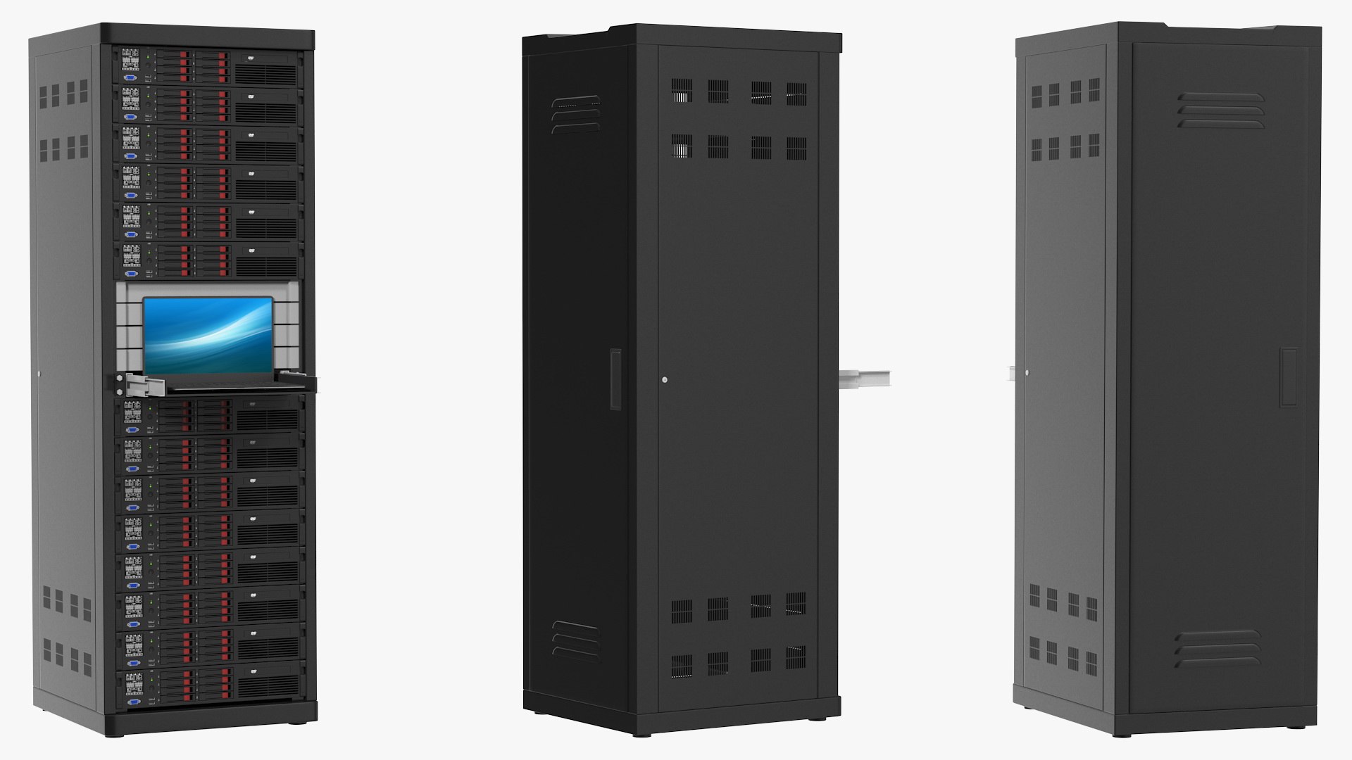 Server rack notebook sliding 3D model - TurboSquid 1498104
