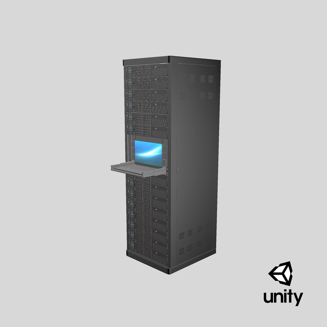 Server rack notebook sliding 3D model - TurboSquid 1498104