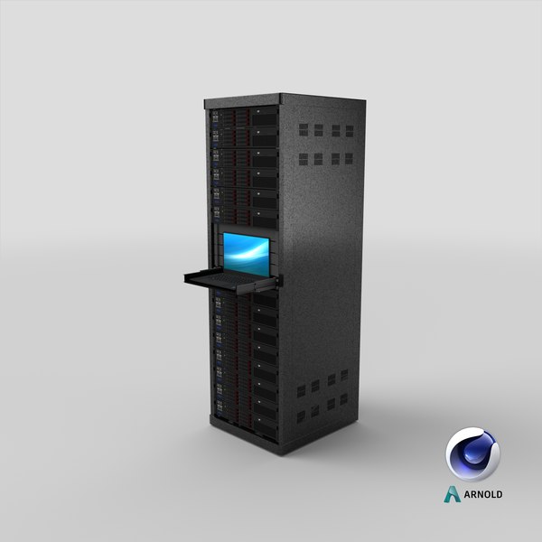 Server rack notebook sliding 3D model - TurboSquid 1498104