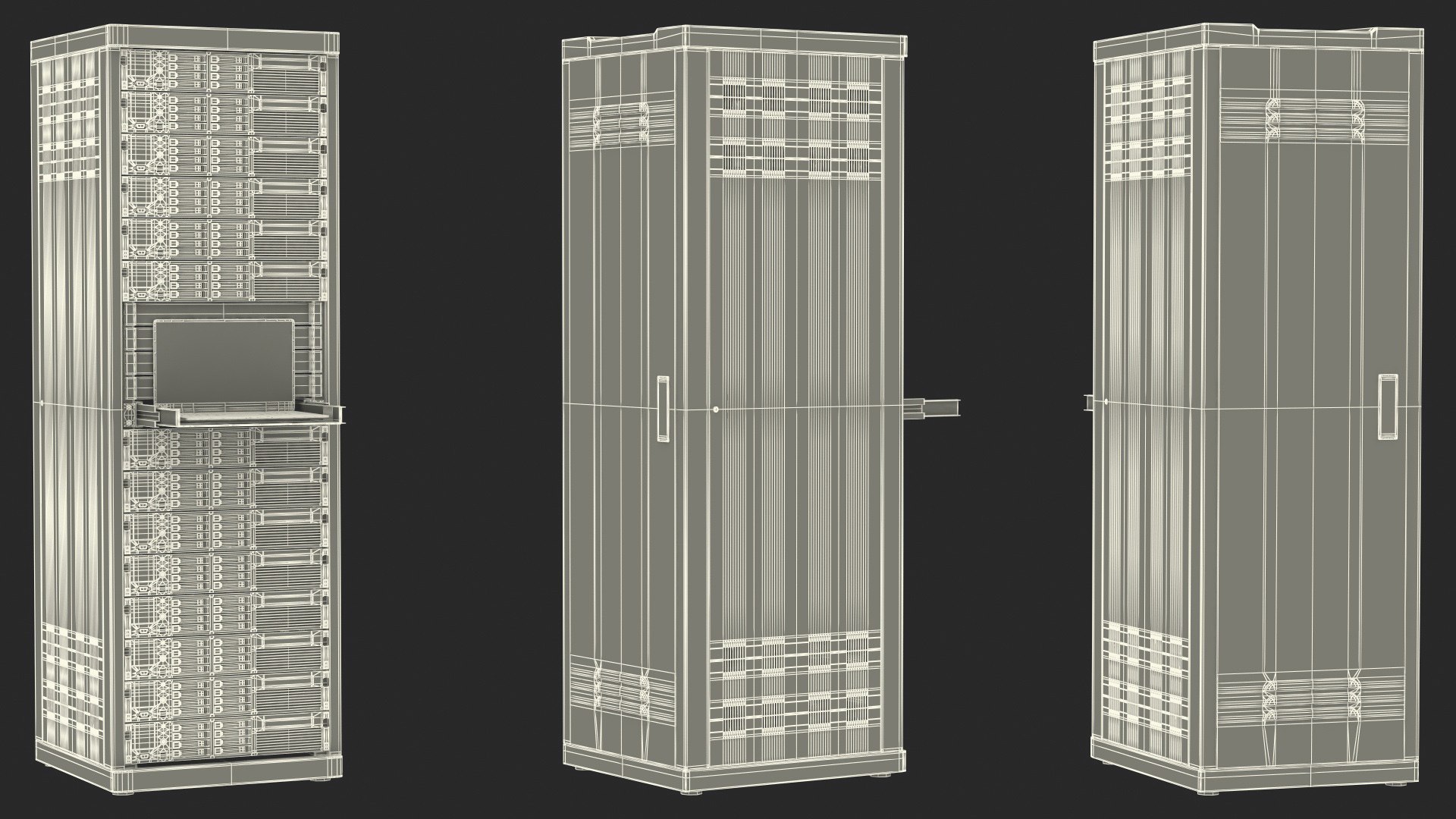 Server rack notebook sliding 3D model - TurboSquid 1498104