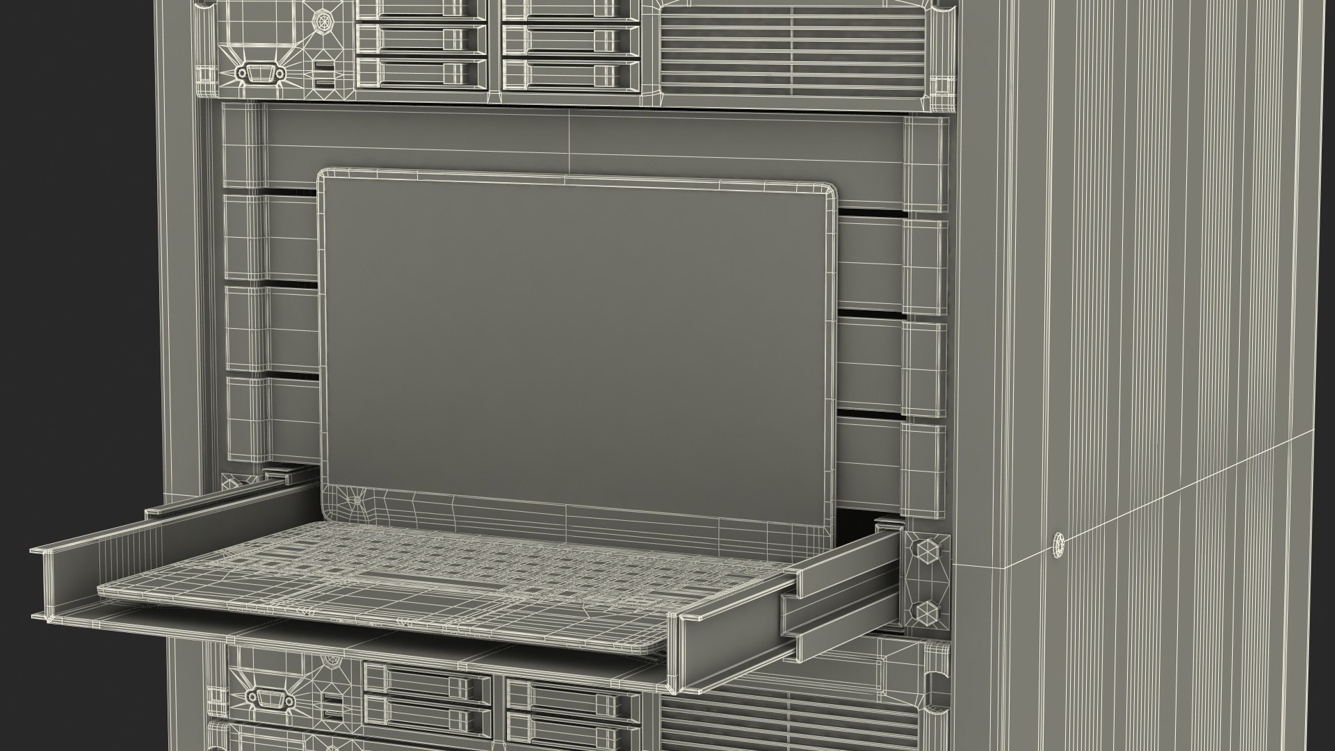 Server rack notebook sliding 3D model - TurboSquid 1498104