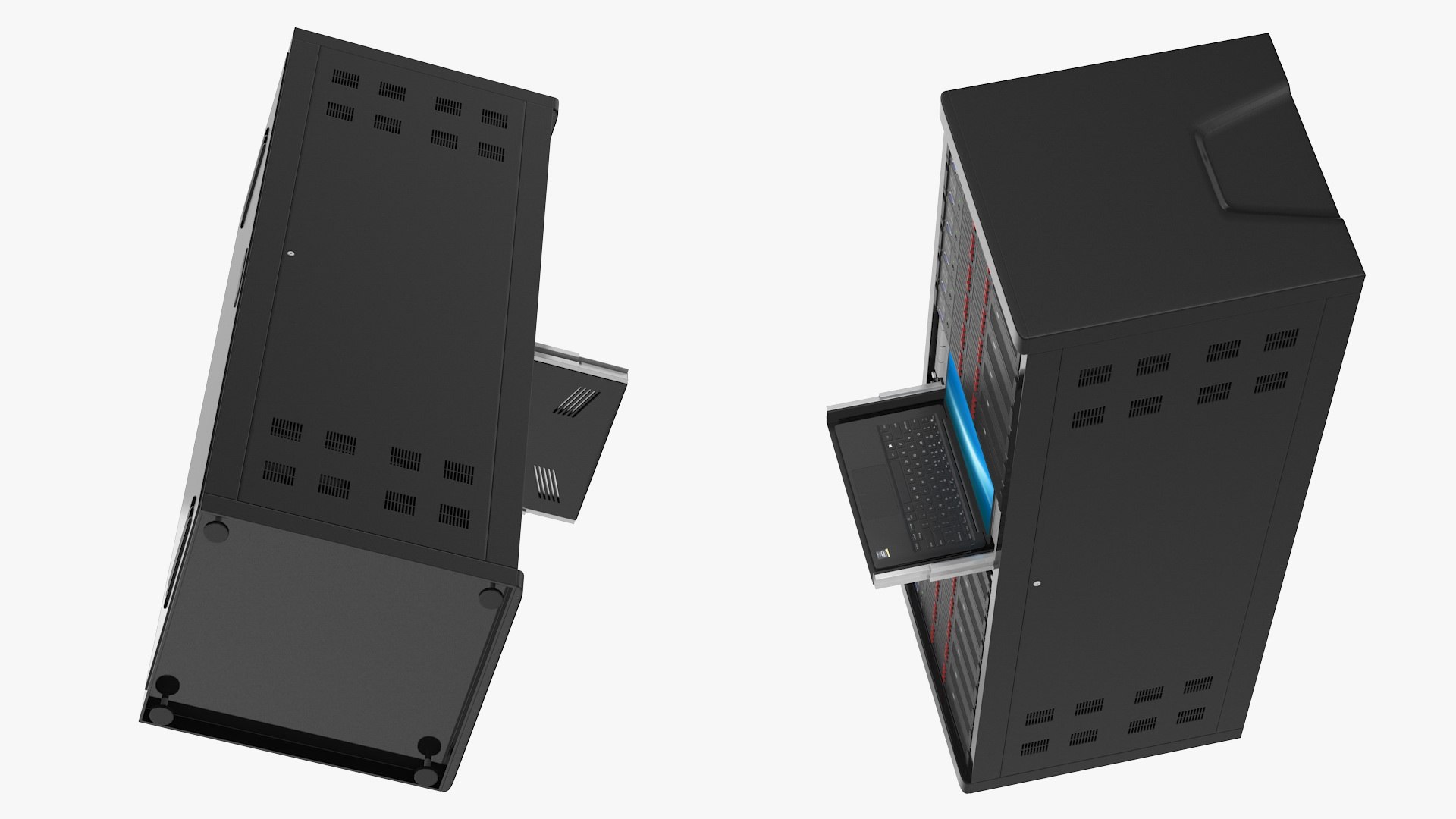 Server rack notebook sliding 3D model - TurboSquid 1498104