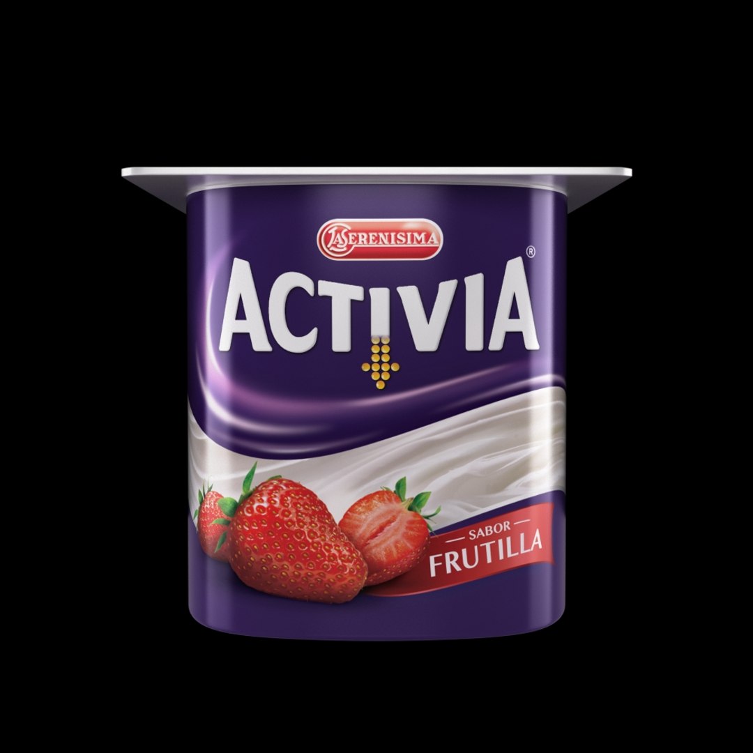 Activia New Strawberry Pack 3d 3ds