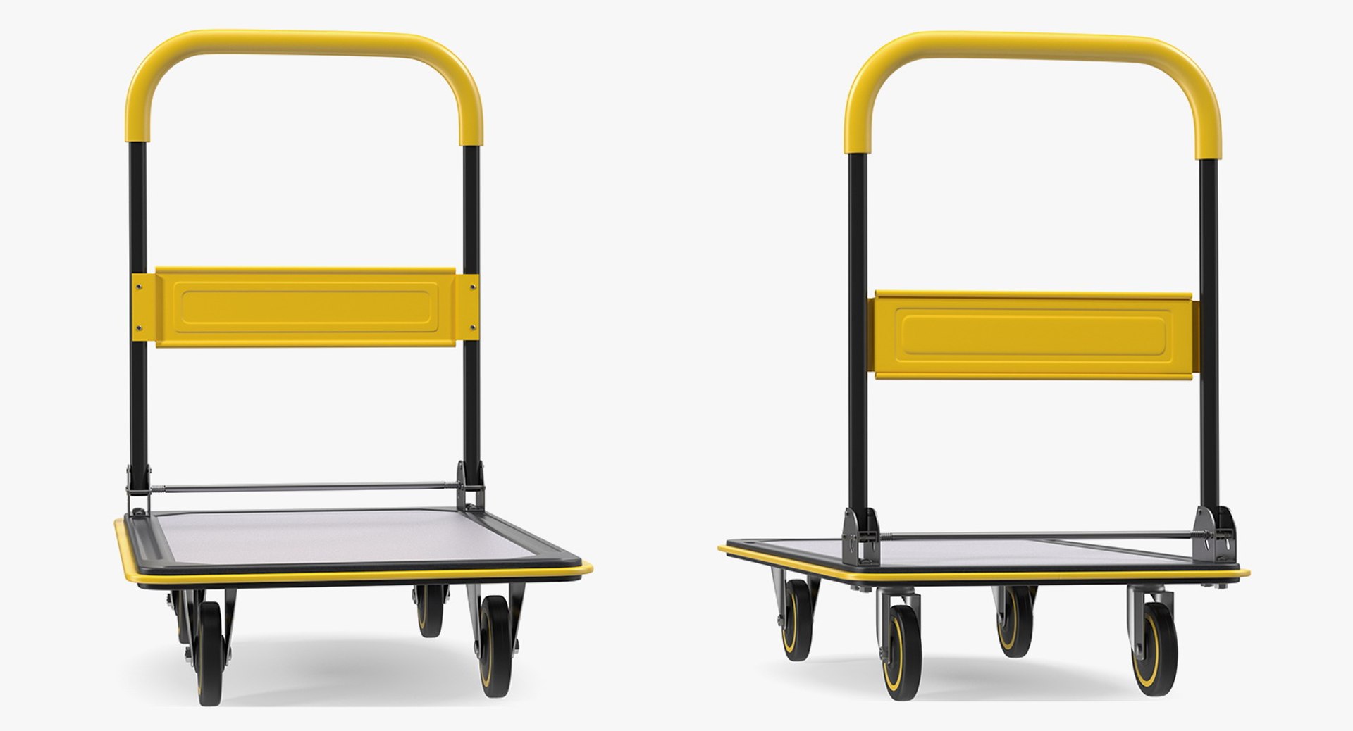 3D Folding Handle Trolley - TurboSquid 1415762