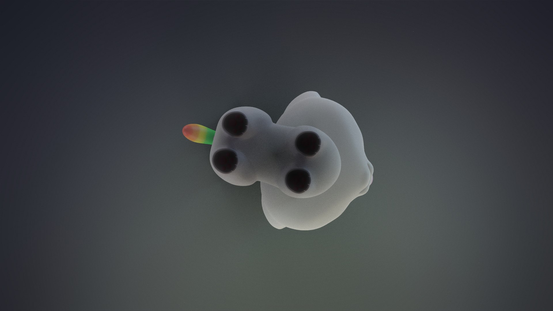 Cute cartoon kittycorn rainbow 3D - TurboSquid 1471647