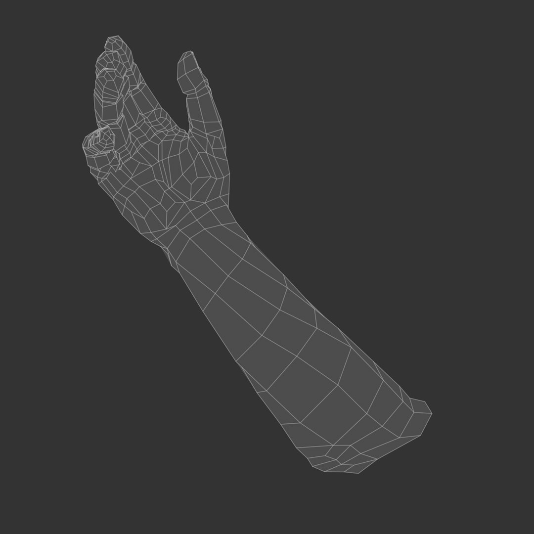 3d Hand Arm Male Pose