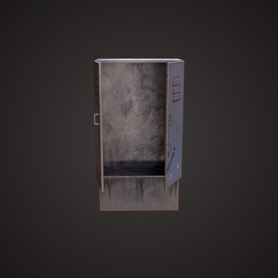 3D Rusty Metal Box Model - TurboSquid 2057201