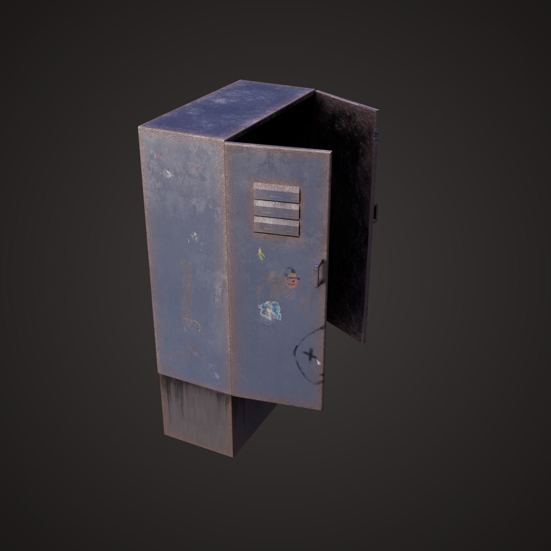 3D Rusty Metal Box Model - TurboSquid 2057201