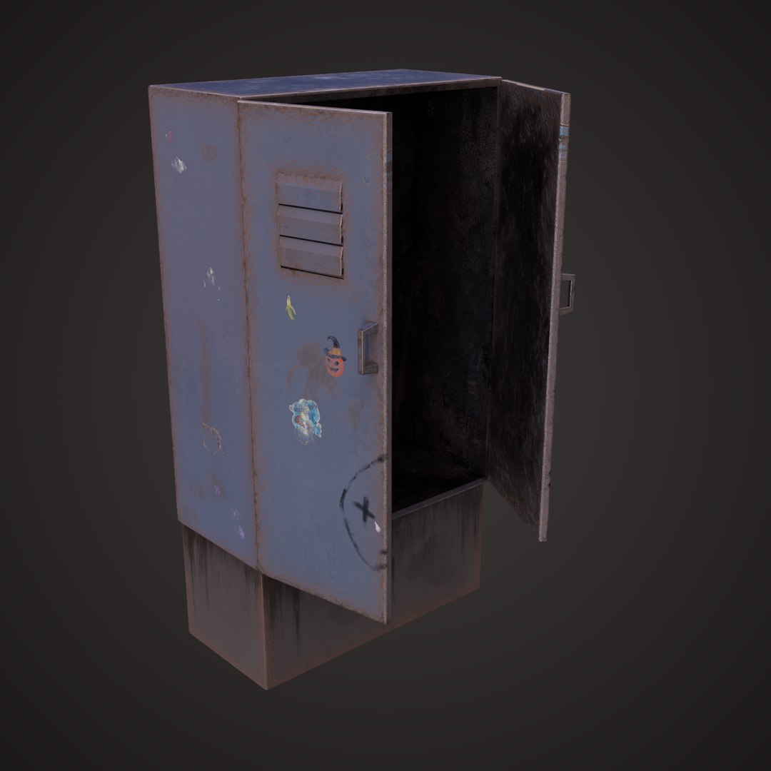 3D Rusty Metal Box Model - TurboSquid 2057201
