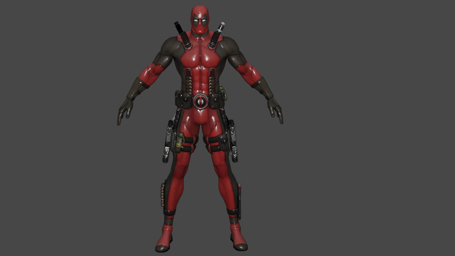 Deadpool 3D - TurboSquid 2258026