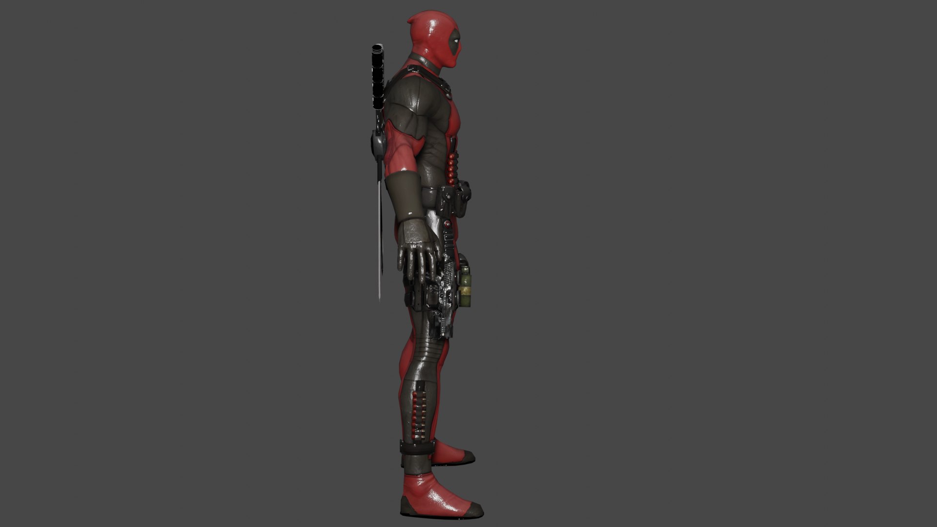 Deadpool 3D - TurboSquid 2258026