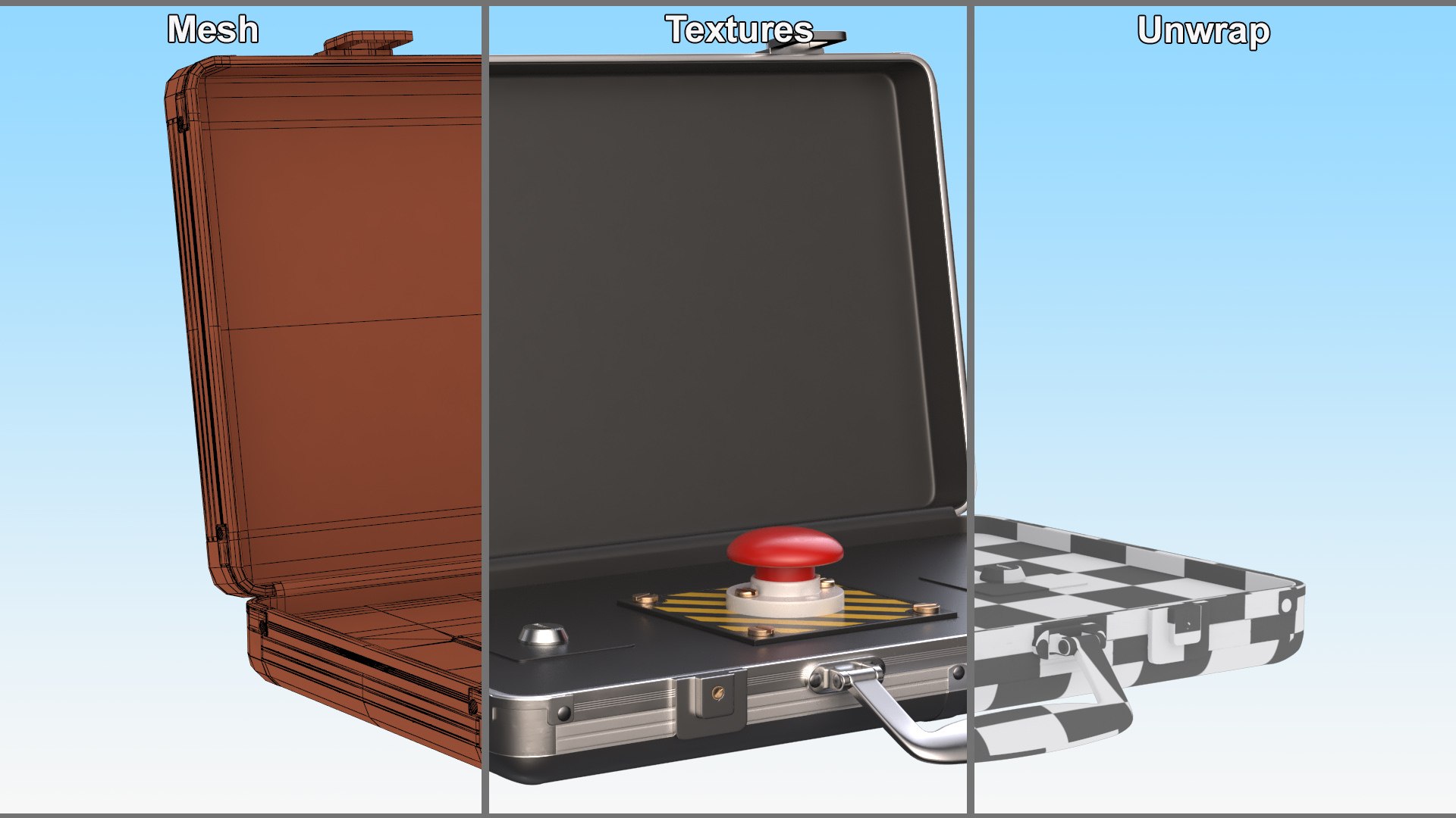 Nuclear Briefcase 3D - TurboSquid 2279785