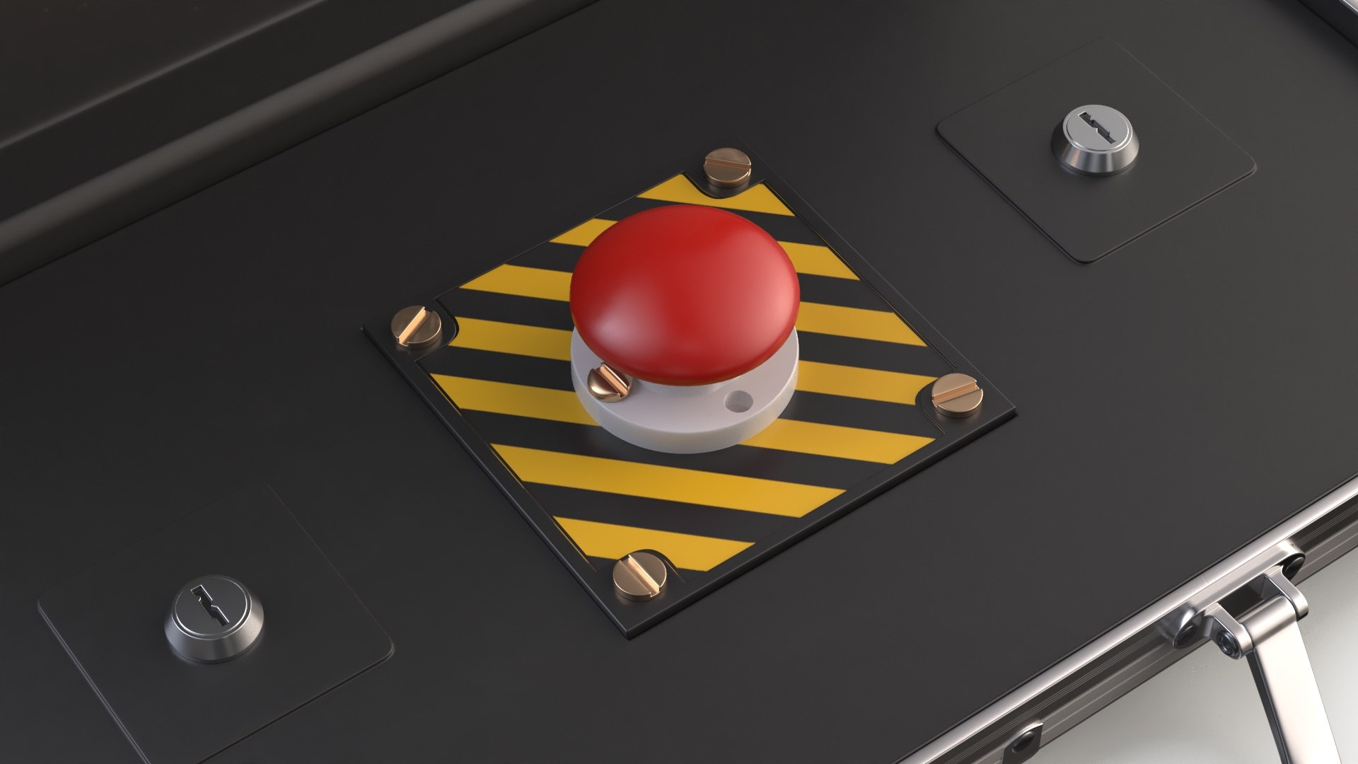 Nuclear Briefcase 3D - TurboSquid 2279785
