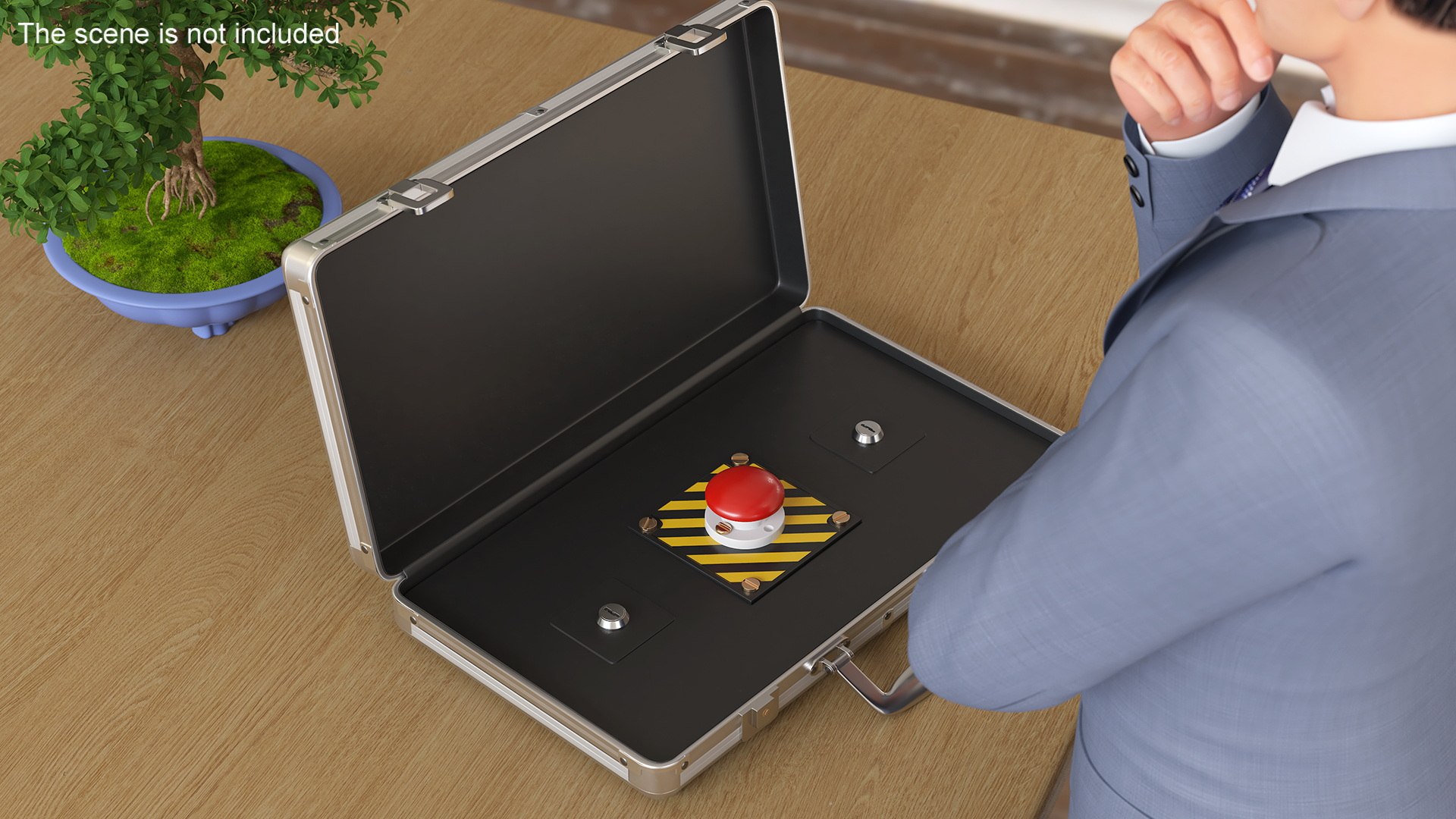 Nuclear Briefcase 3D - TurboSquid 2279785