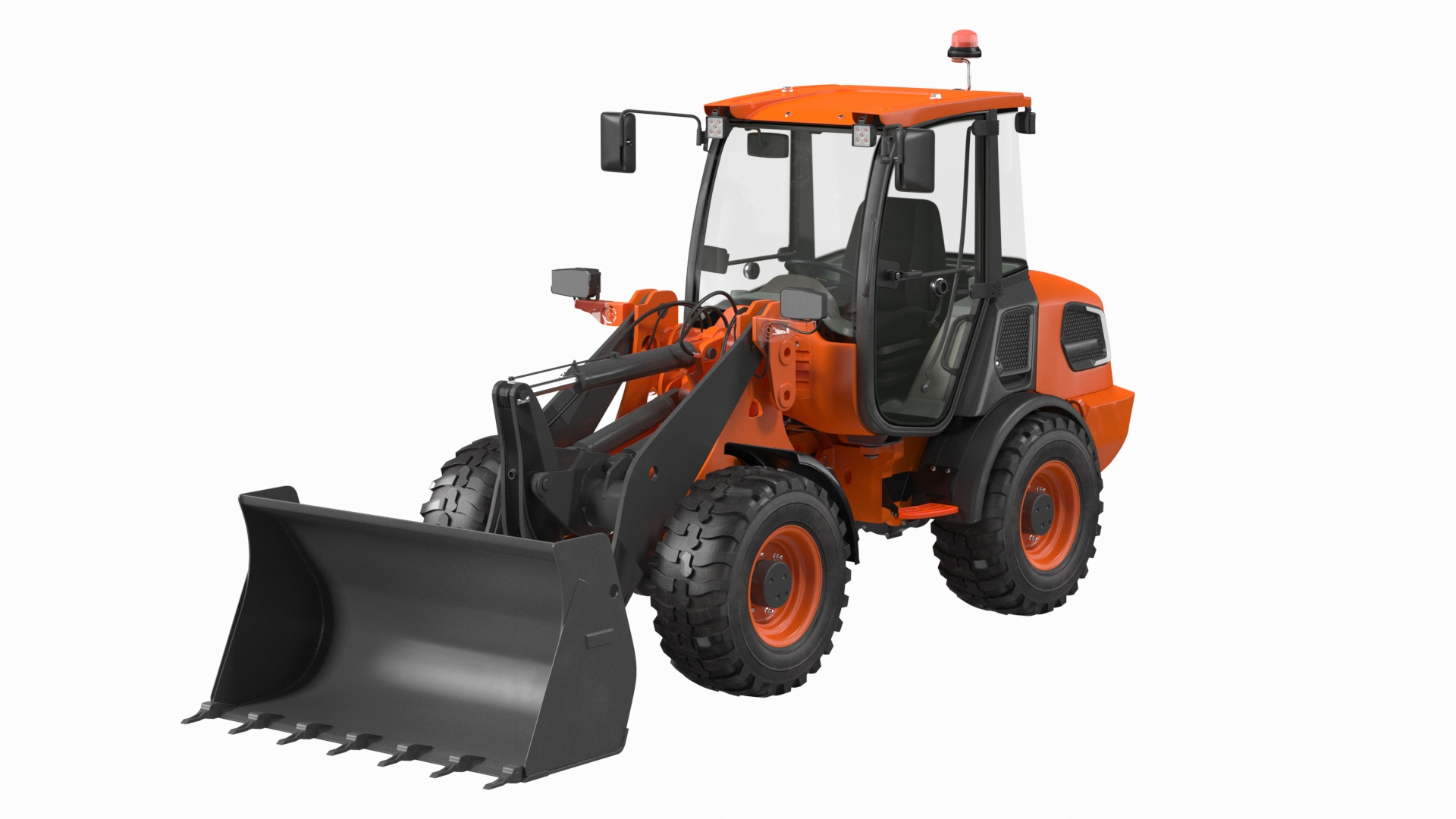 3D Electric Loader With Bucket Simple Interior Model - TurboSquid 1933574