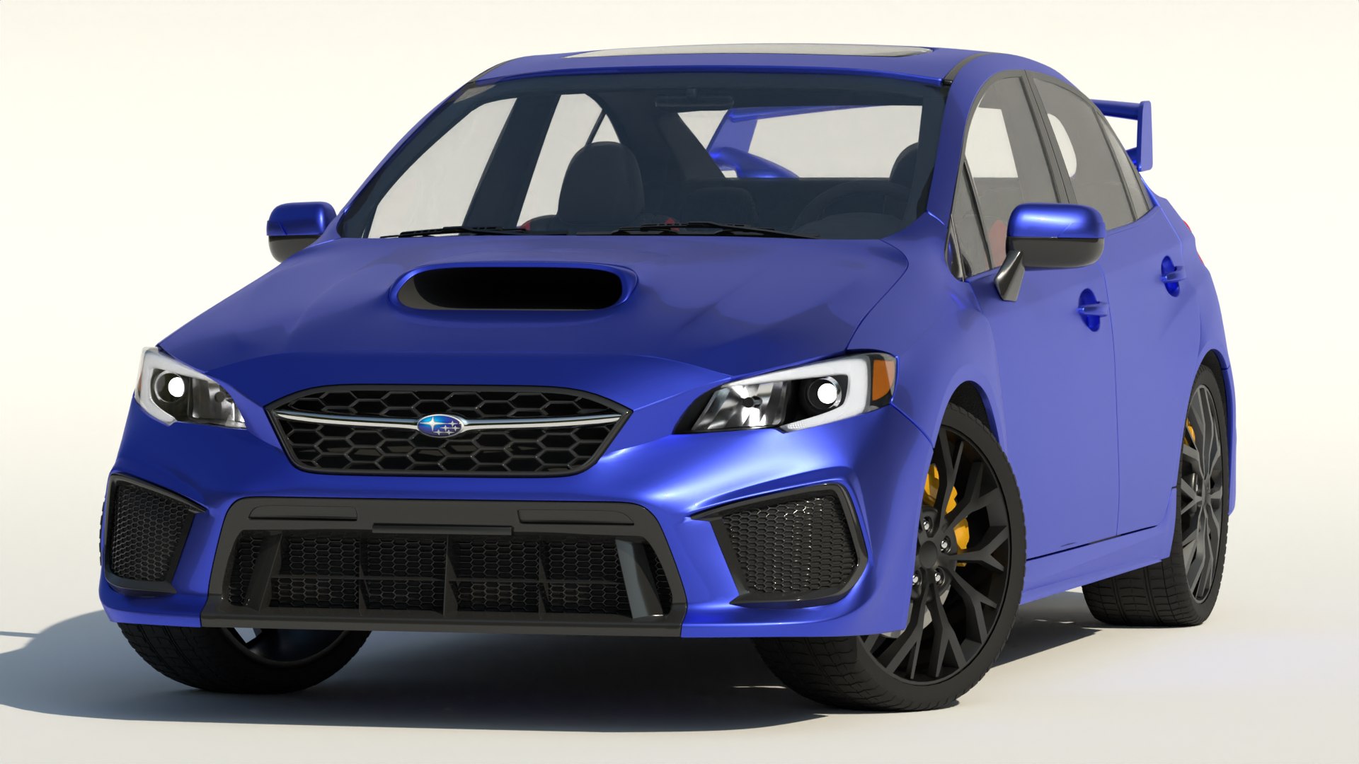 3D Subaru WRX STI Model - TurboSquid 1899452