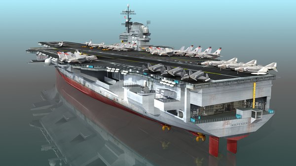 USS Independence CV-62 3D - TurboSquid 1881355