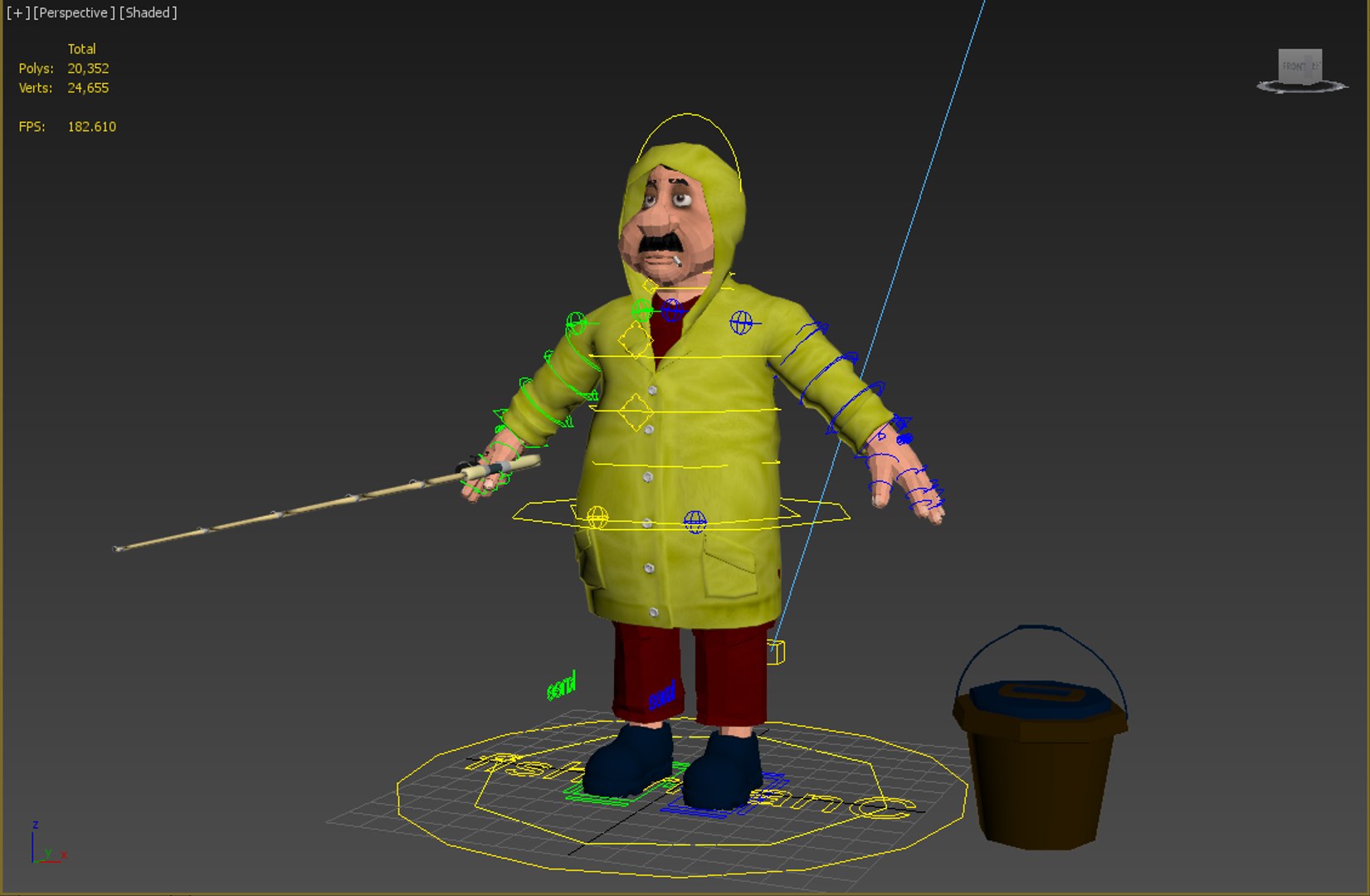 Fisherman Character Model - TurboSquid 1367071